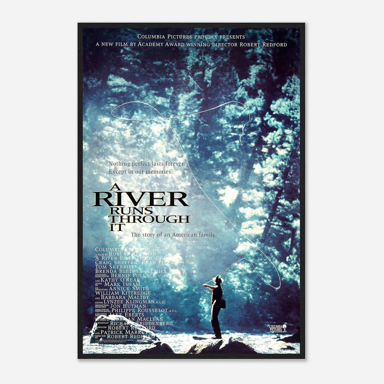 A River Runs Through It Movie Poster, A River Runs Through It (1992 ...