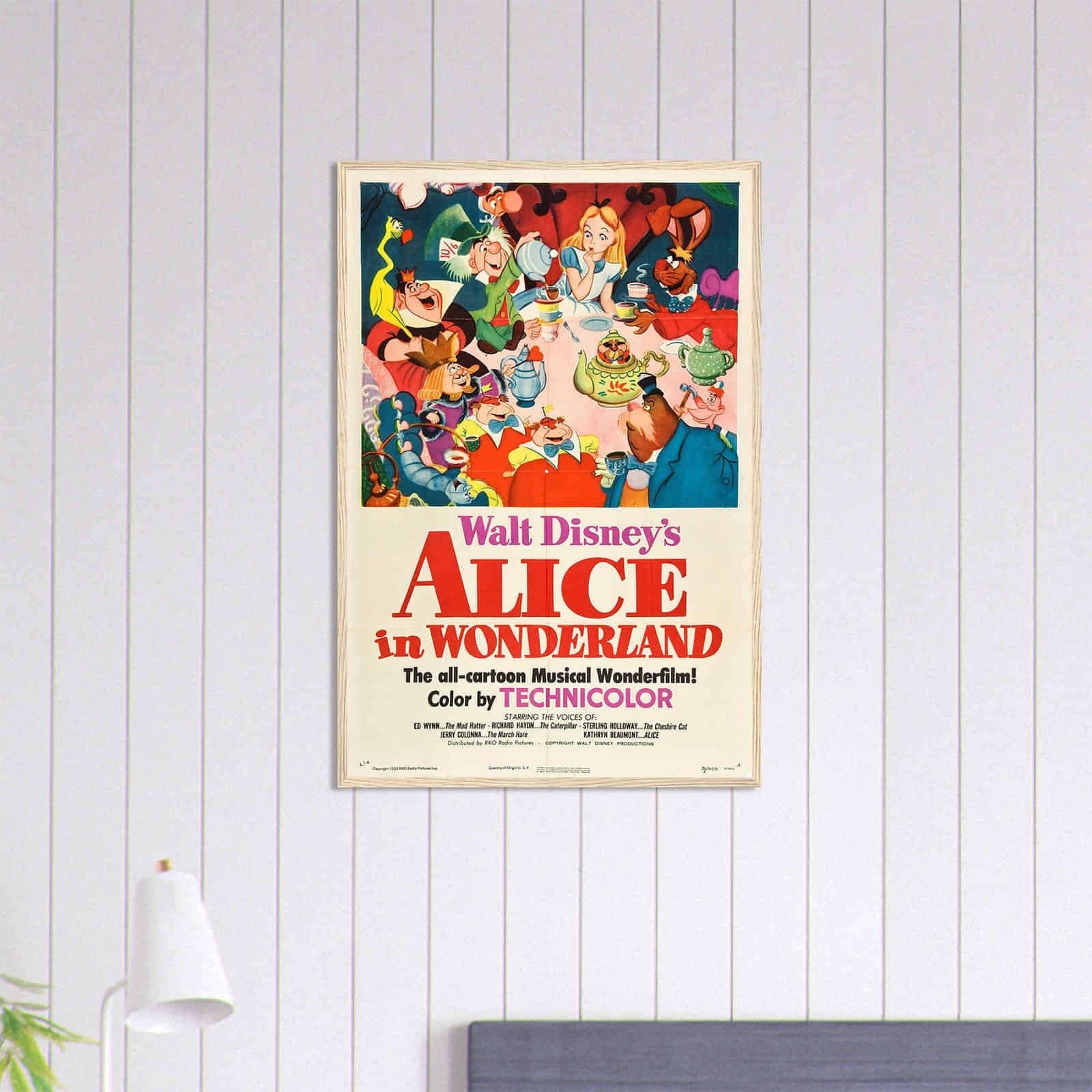 Alice in Wonderland Movie Poster, Alice in Wonderland Poster for Gift ...