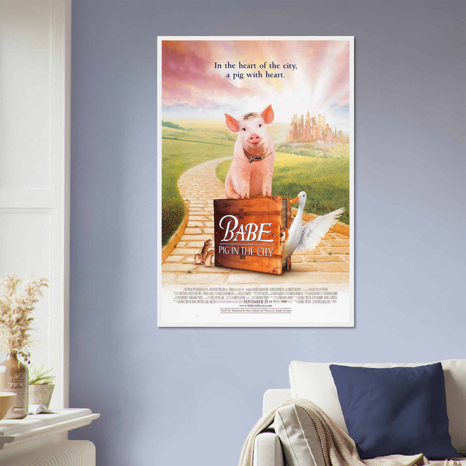 Babe Pig in the City Movie Poster, Babe Pig in the City (1998) Movie ...