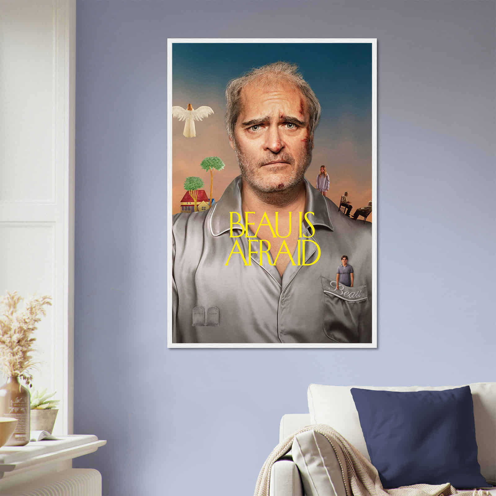Beau Is Afraid Movie Poster, Beau Is Afraid (2023) Movie Poster for Gift - Citiesbox