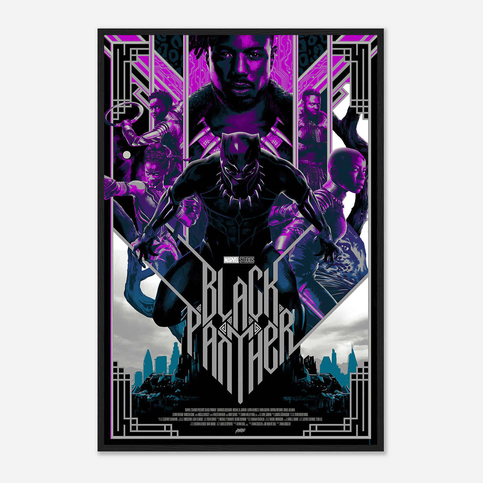 Black Panther Movie Poster, Black Panther Poster for Gift, Multsize ...
