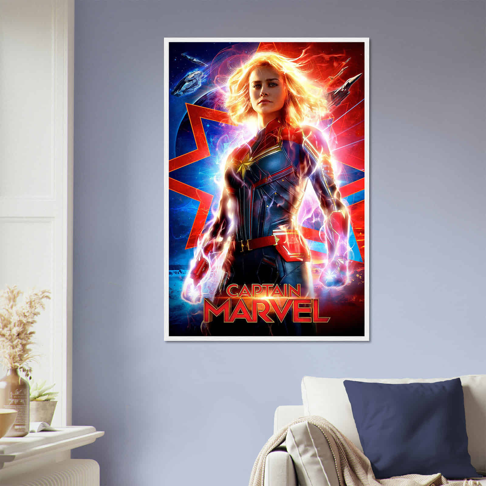 Captain Marvel Movie Poster, Captain Marvel Poster for Gift - Citiesbox