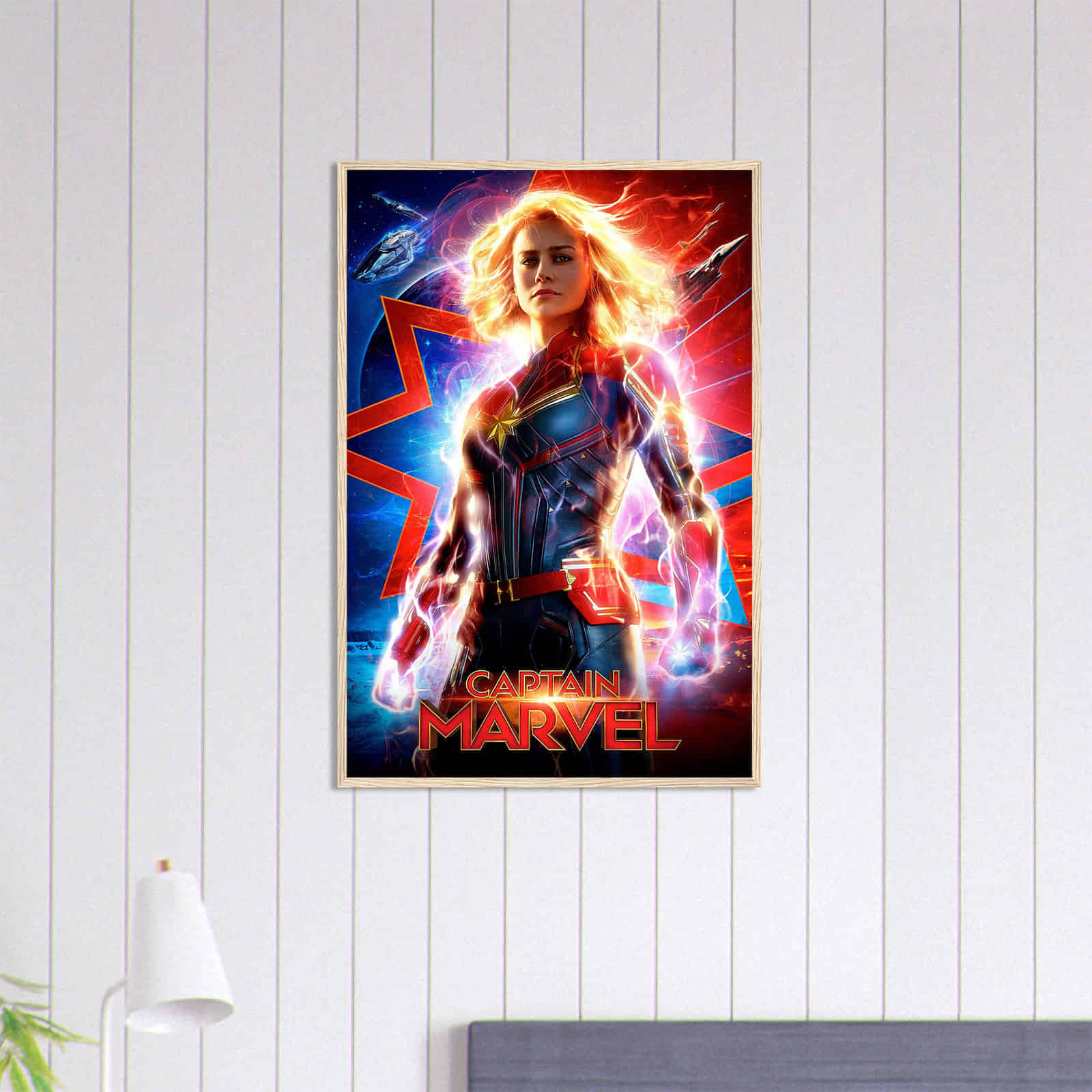 Captain Marvel Movie Poster, Captain Marvel Poster for Gift - Citiesbox