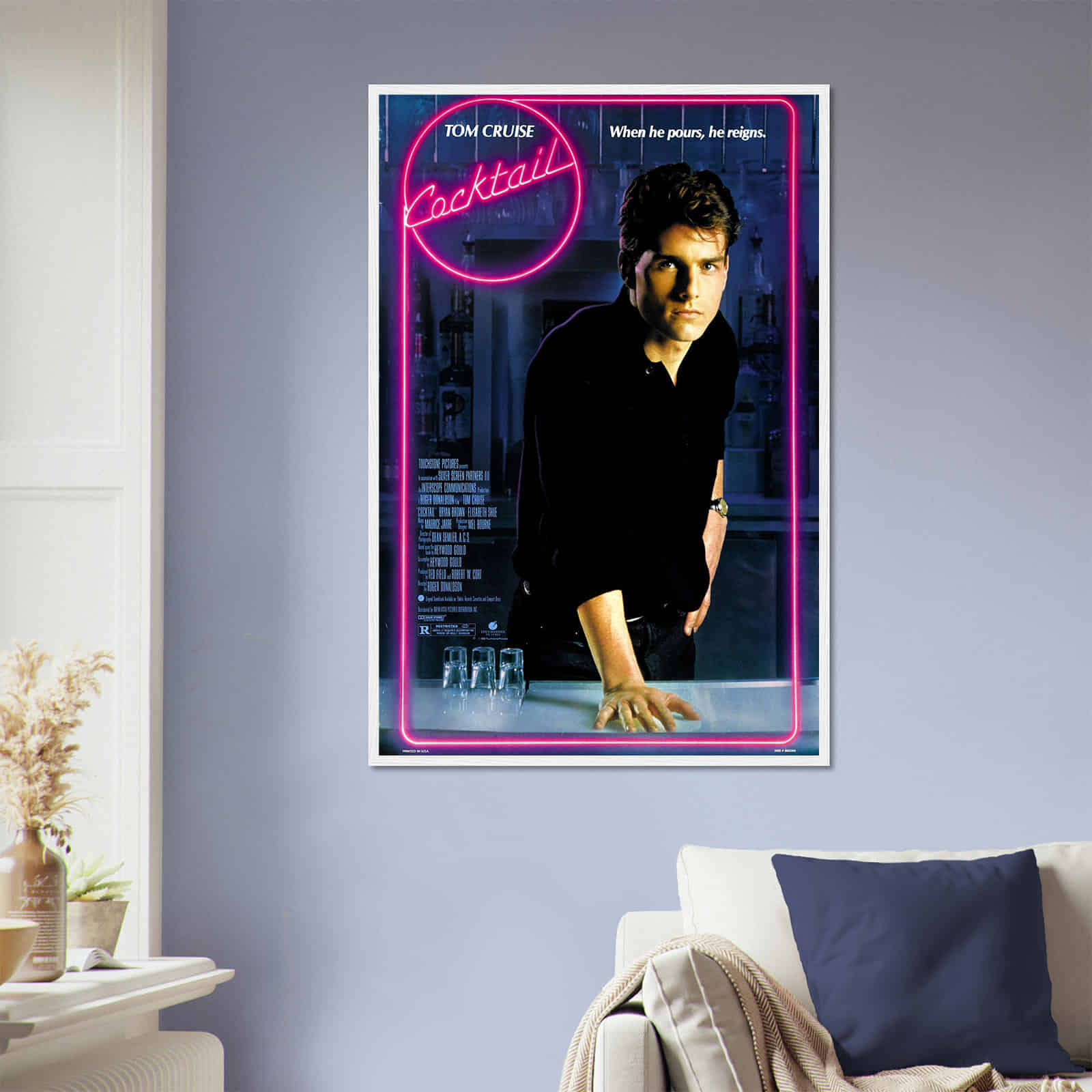 Cocktail (1988) Movie Poster, Cocktail Activity Poster for Gift - Citiesbox