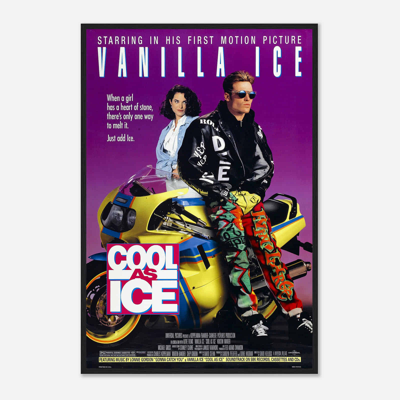 Cool as Ice Movie Poster, Cool as Ice (1991) Poster for Gift - Citiesbox