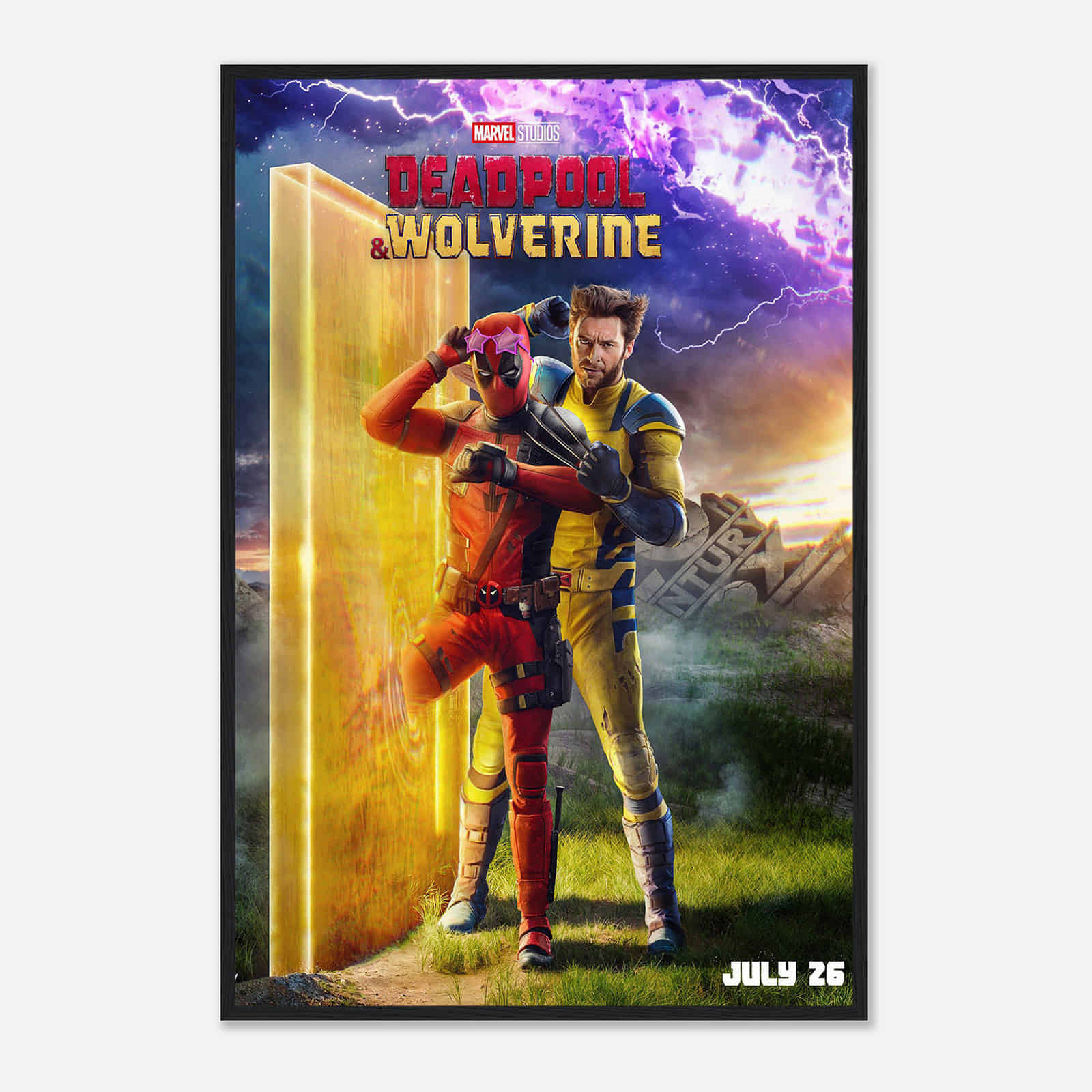 Deadpool and Wolverine Movie Poster, Deadpool & Wolverine (2024) Poster ...