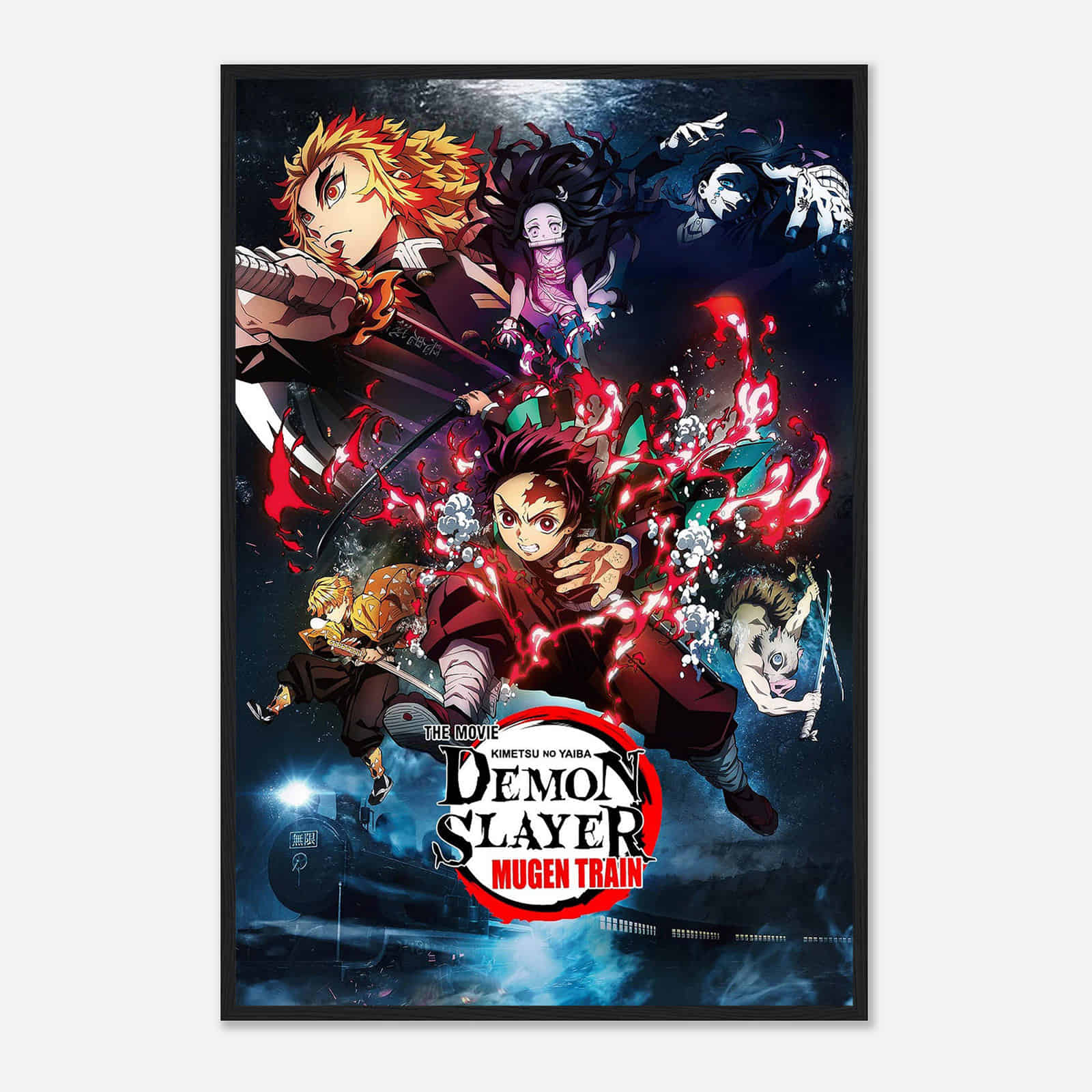 Demon Slayer Mugen Train Arc Tengen Uzui Movie Poster, Demon Slayer ...
