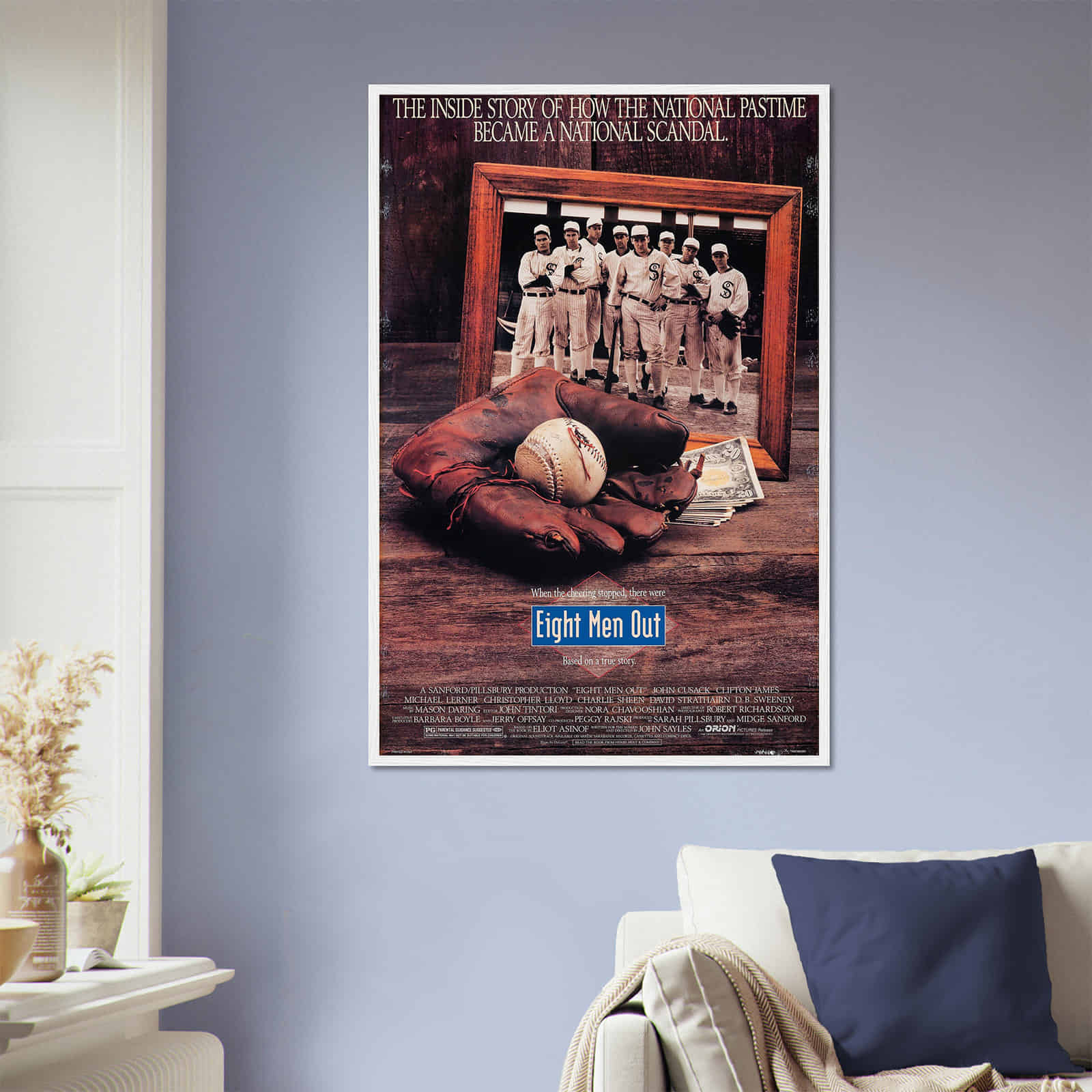 Eight Men Out Movie Poster, Eight Men Out (1988) Classic Movie Poster ...