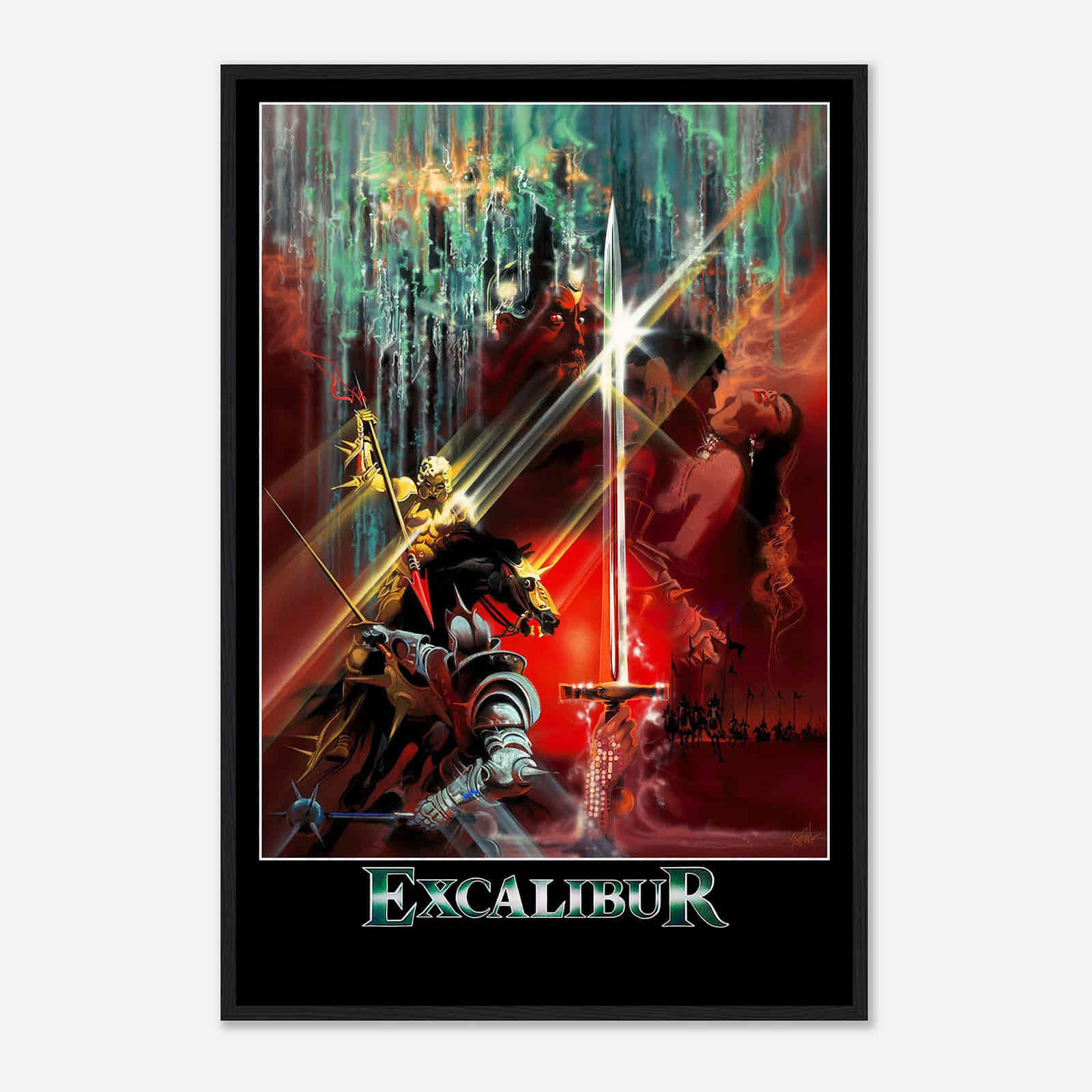 Excalibur Poster, Excalibur (1981) Classic Movie Poster for Gift ...