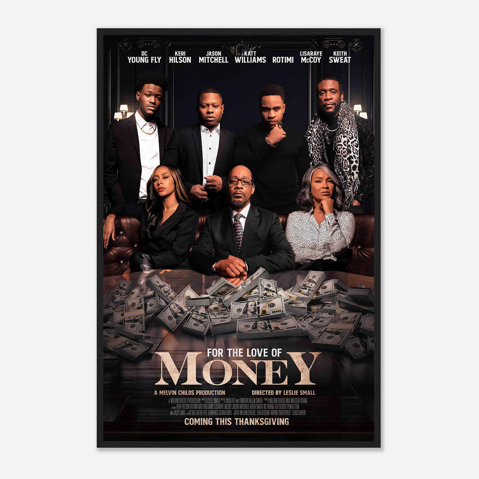 For the Love of Money Movie Poster, For the Love of Money (2021) Poster for Gift - Citiesbox