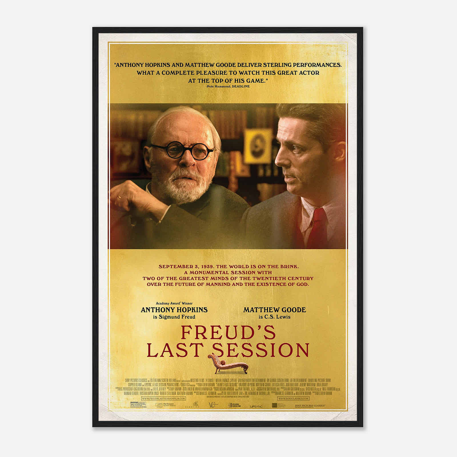 Freud's Last Session Poster, Freud's Last Session Classic Movie Poster ...