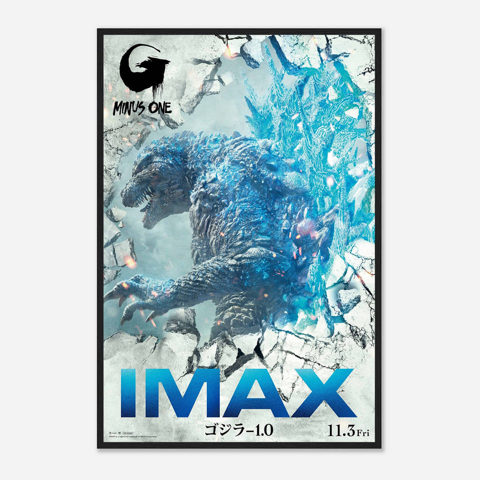 Godzilla Minus One Movie Poster, Godzilla Minus One (2023) Poster Print ...