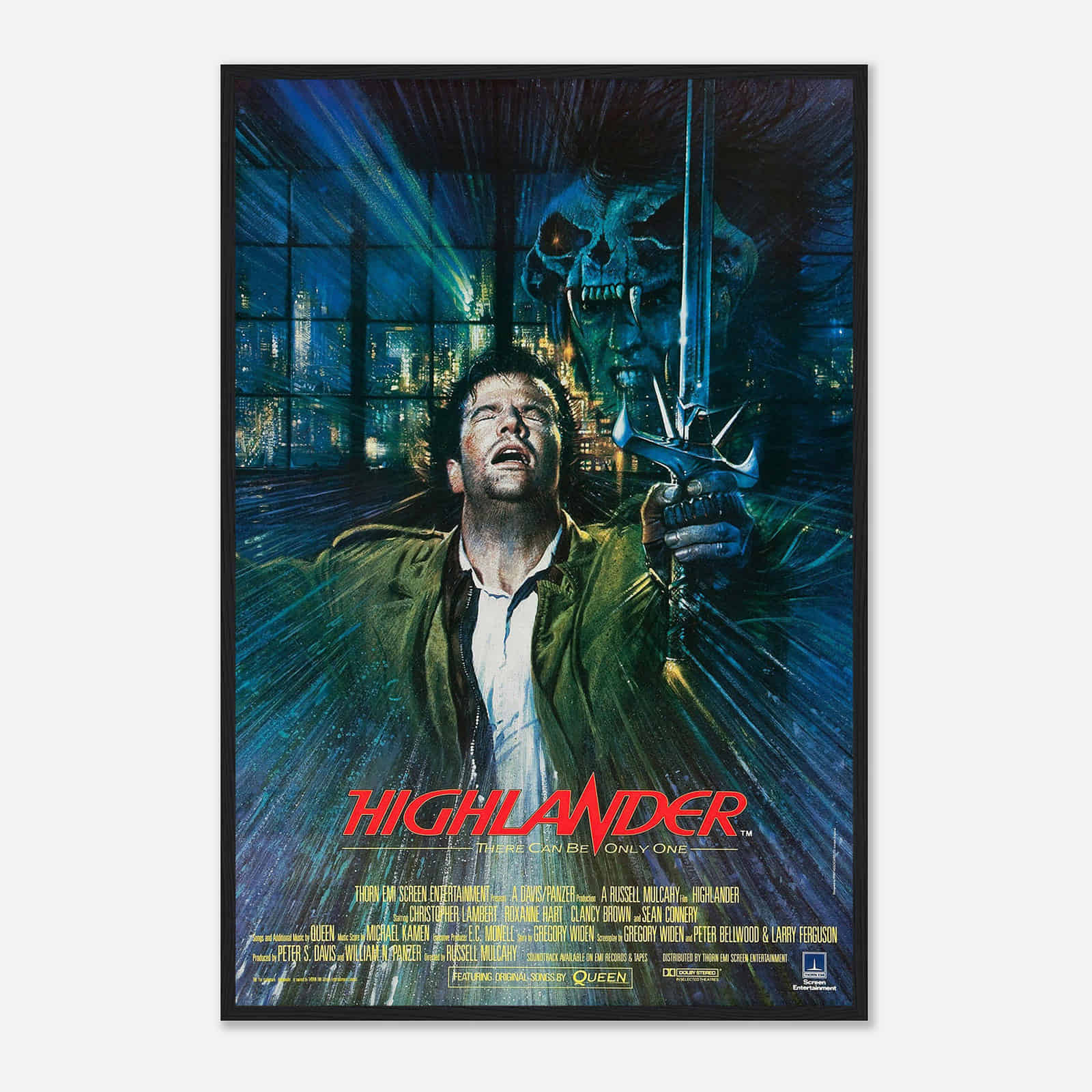 Highlander Movie Poster, Highlander (1986) Poster Print for Gift ...