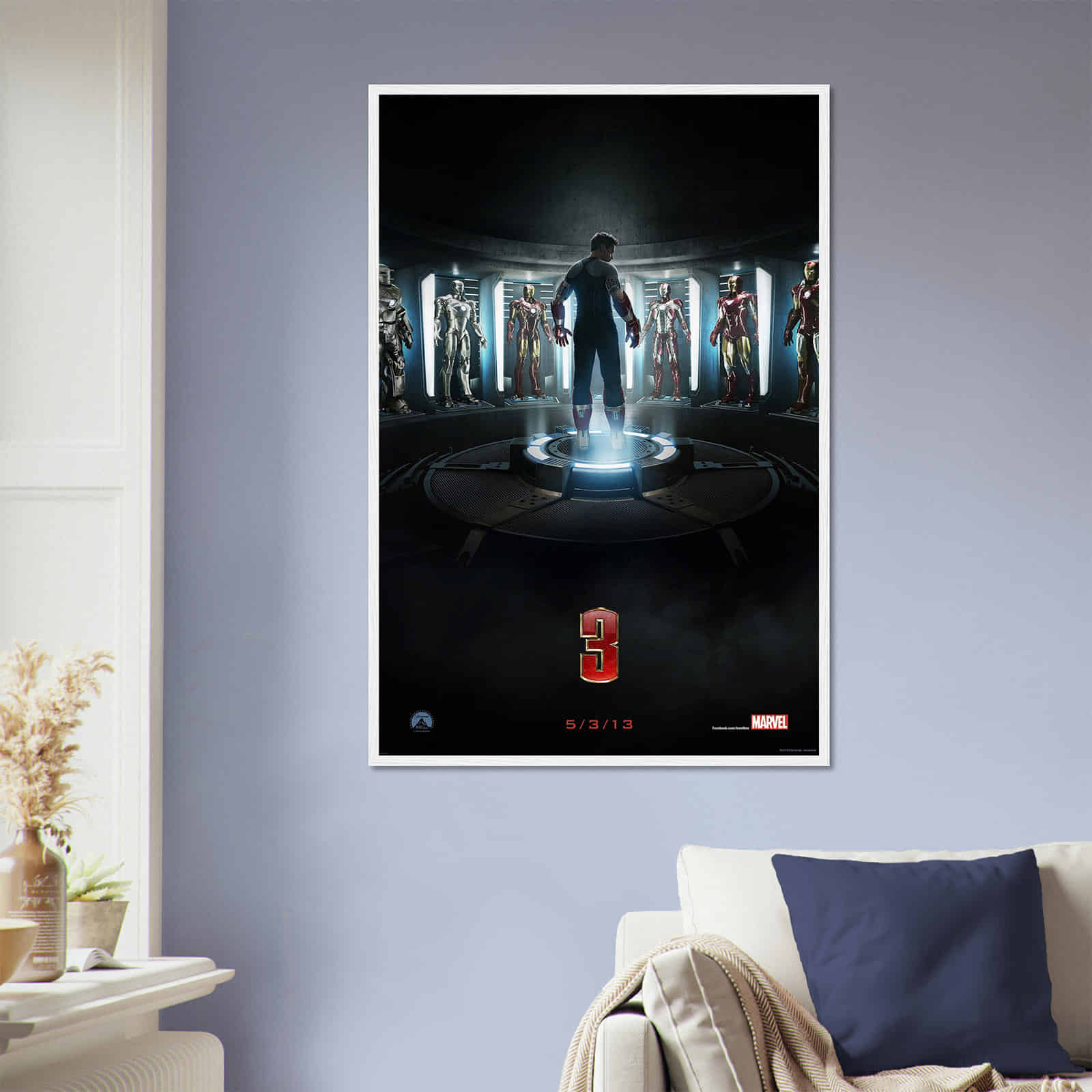 Iron Man 3 Movie Poster, 2023 Room Decor, Iron Man 3 Poster for Gift ...