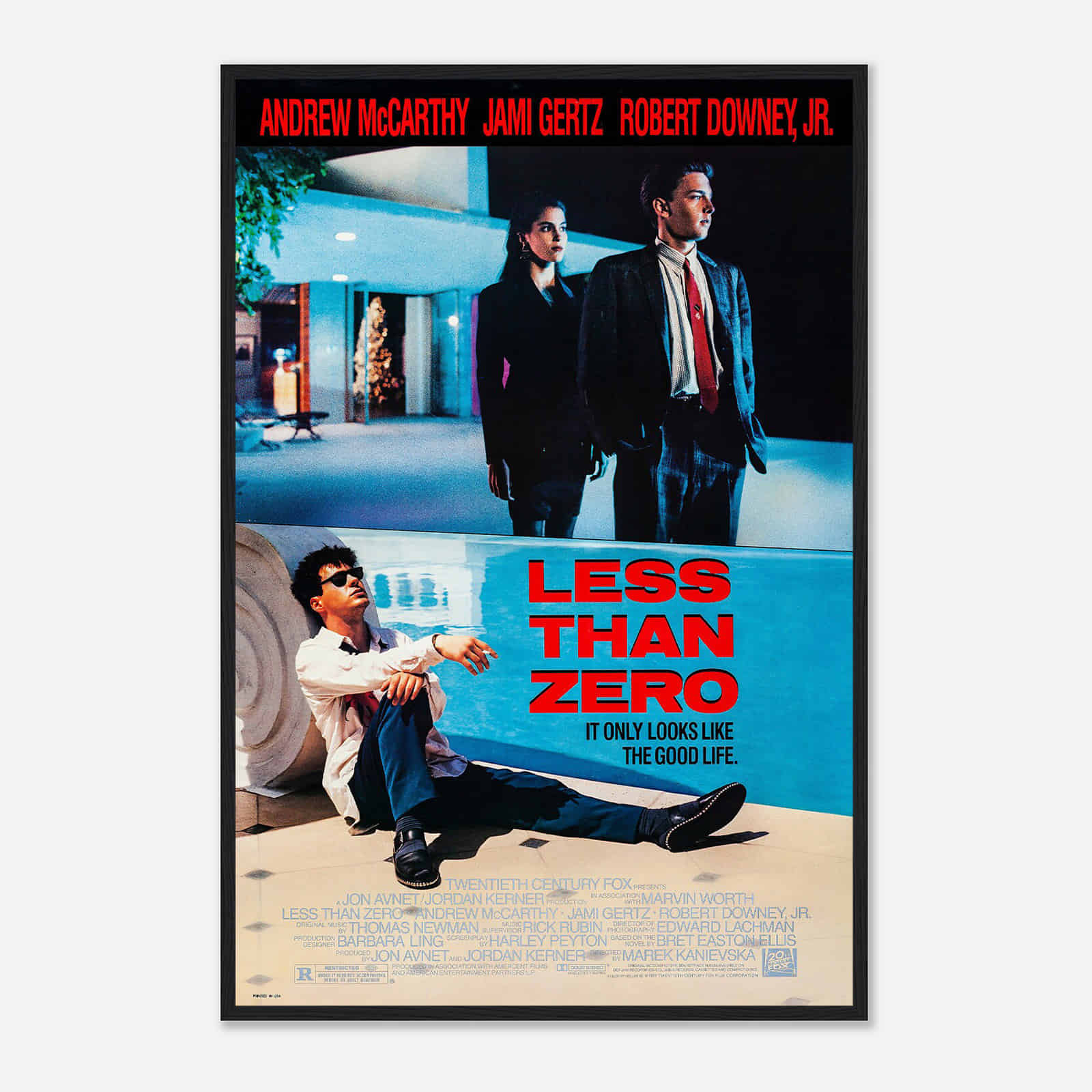 Less Than Zero Movie Poster, Less Than Zero Poster for Gift - Citiesbox
