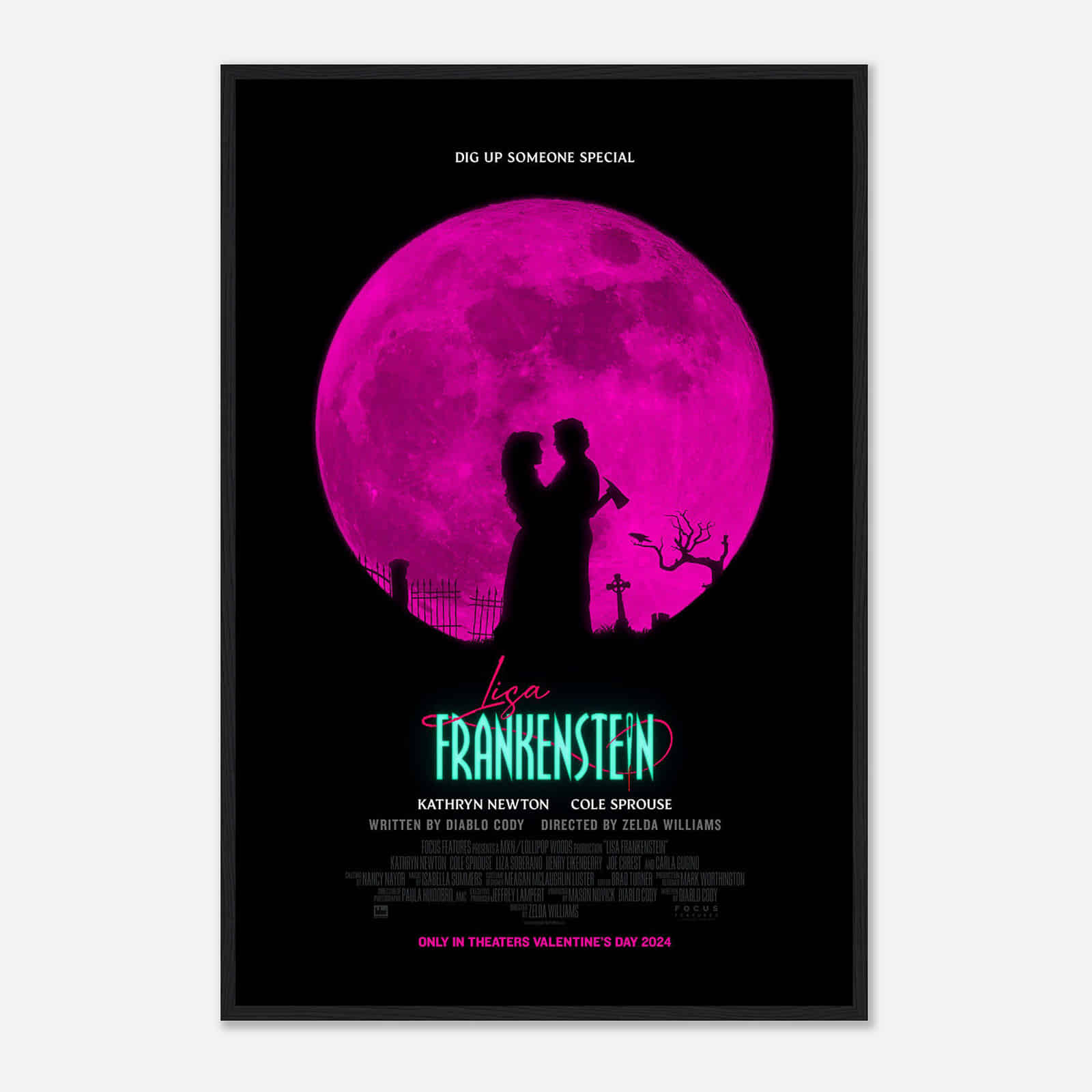 Lisa Frankenstein Movie Poster, Lisa Frankenstein (2024) Poster for ...