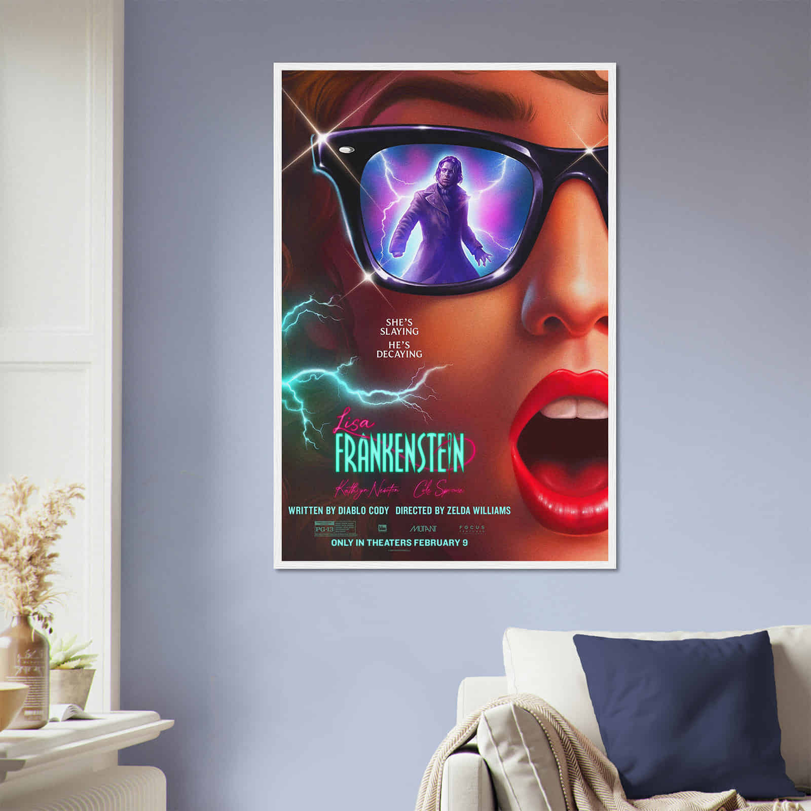 Lisa Frankenstein Movie Poster, Lisa Frankenstein Poster for Gift - Citiesbox