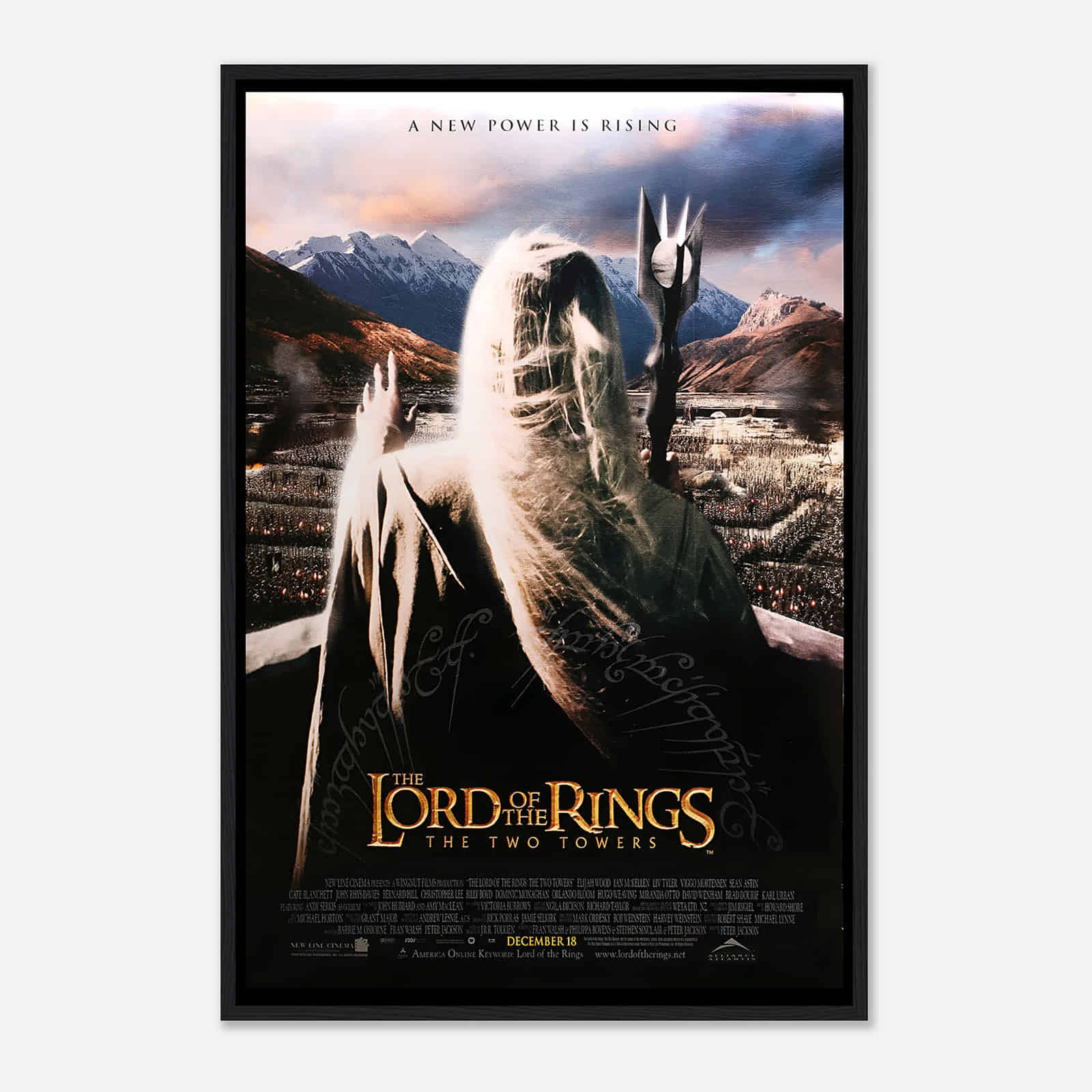 Lord of The Rings The Two Towers Movie Poster, Lord of The Rings ...
