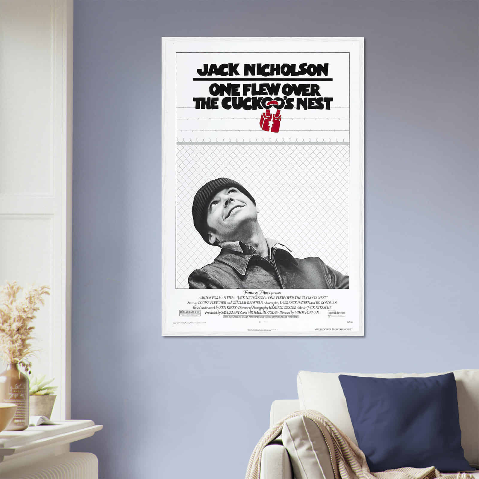One Flew Over the Cuckoo's Nest Movie Poster, Classic Movie Poster for ...