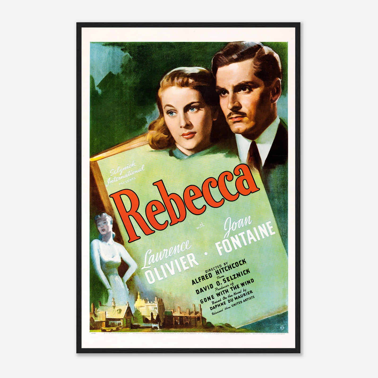 Rebecca Movie Poster, Rebecca (1940) Poster Print for Gift - Citiesbox
