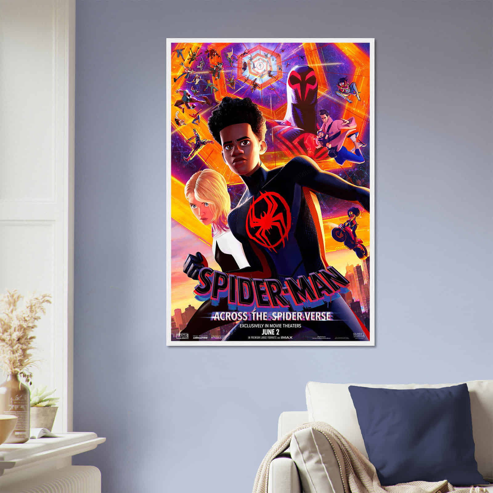 Spider-Man Across The Spider-Verse Movie Poster, 2023 Spider-Verse ...