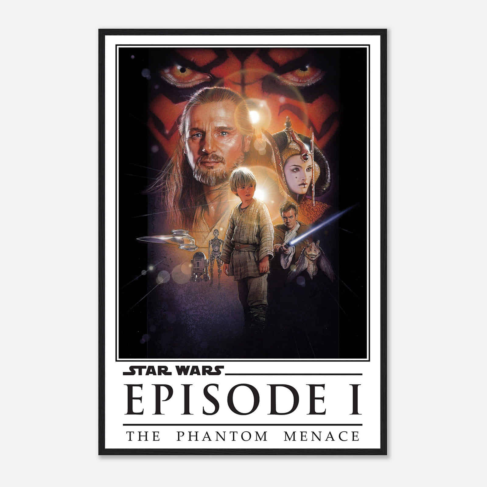 Star Wars Episode I, The Phantom Menace Movie Poster, Star Wars Movie ...