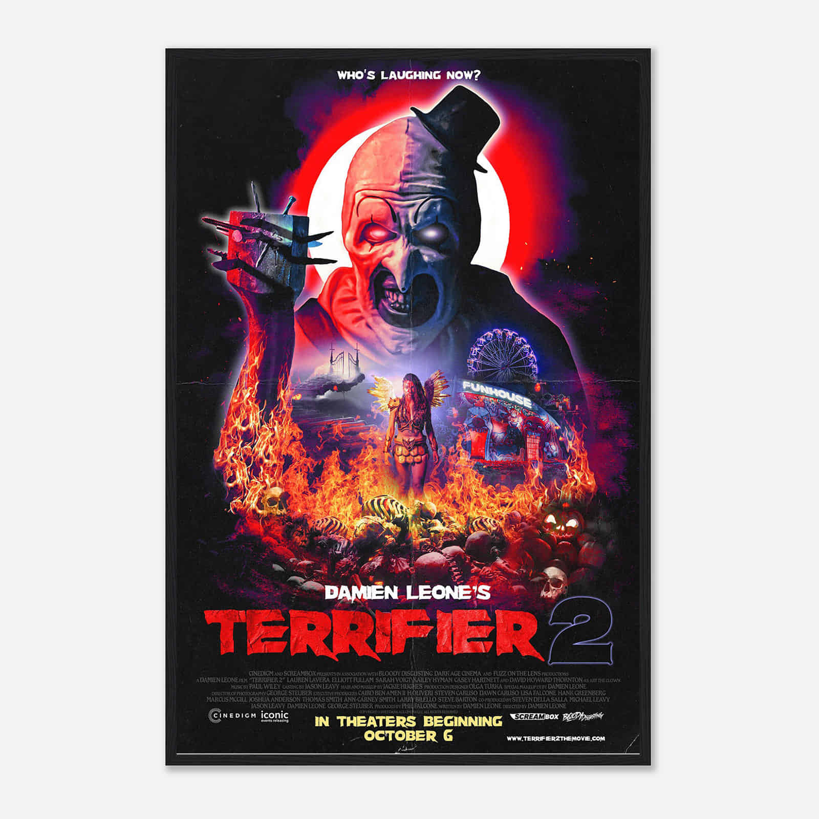 Terrifier 2 Movie Poster, Terrifier 2 (2022) Poster for Gift - Citiesbox