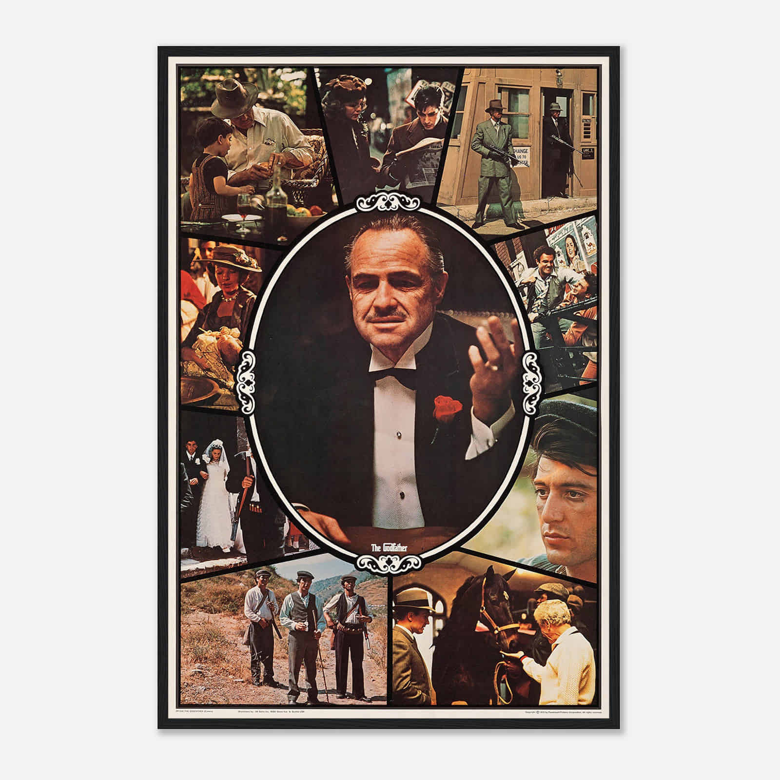 The Godfather Movie Poster, The Godfather Vintage Poster for Gift ...
