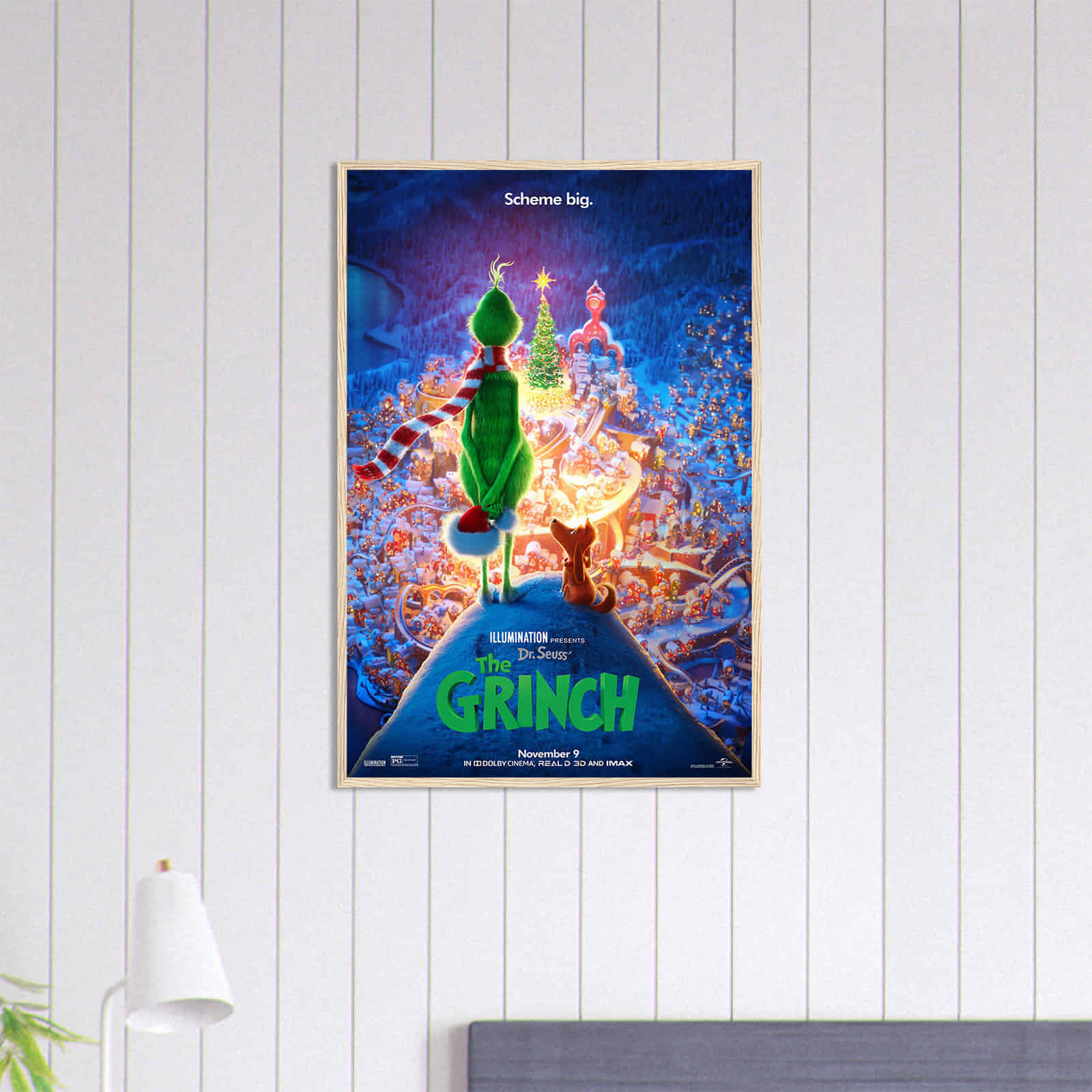 The Grinch Movie Poster, The Grinch (2018) Classic Movie Poster for ...
