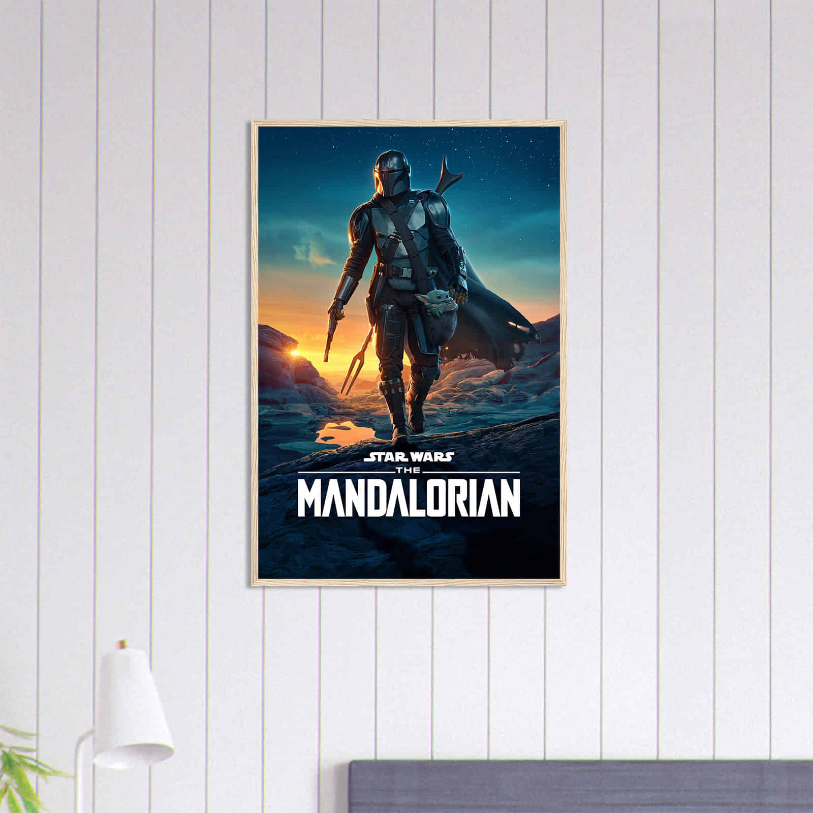 The Mandalorian TV Series Poster, Star Wars TV Series Poster for Gift ...