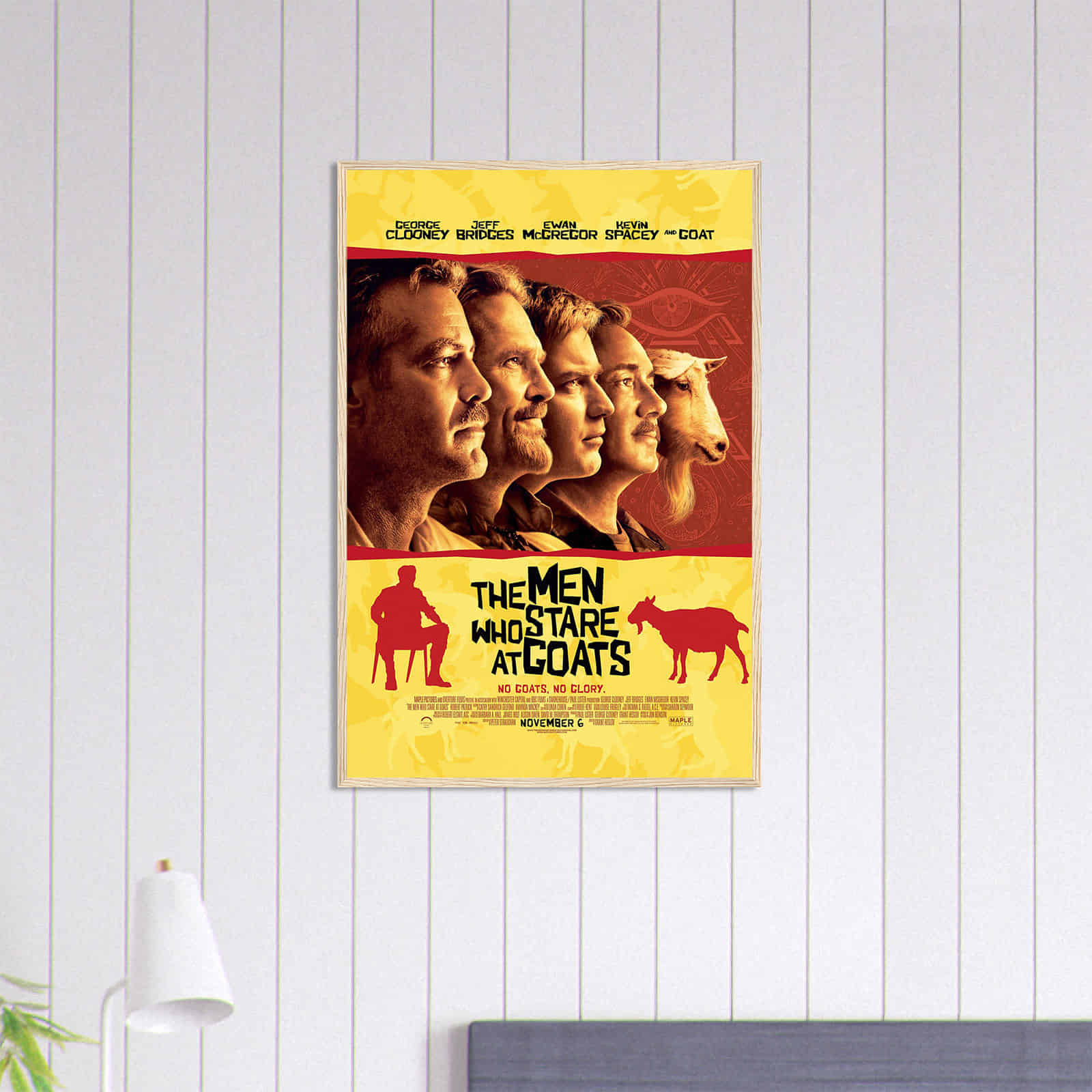 The Men Who Stare at Goats Movie Poster, The Men Who Stare at Goats ...