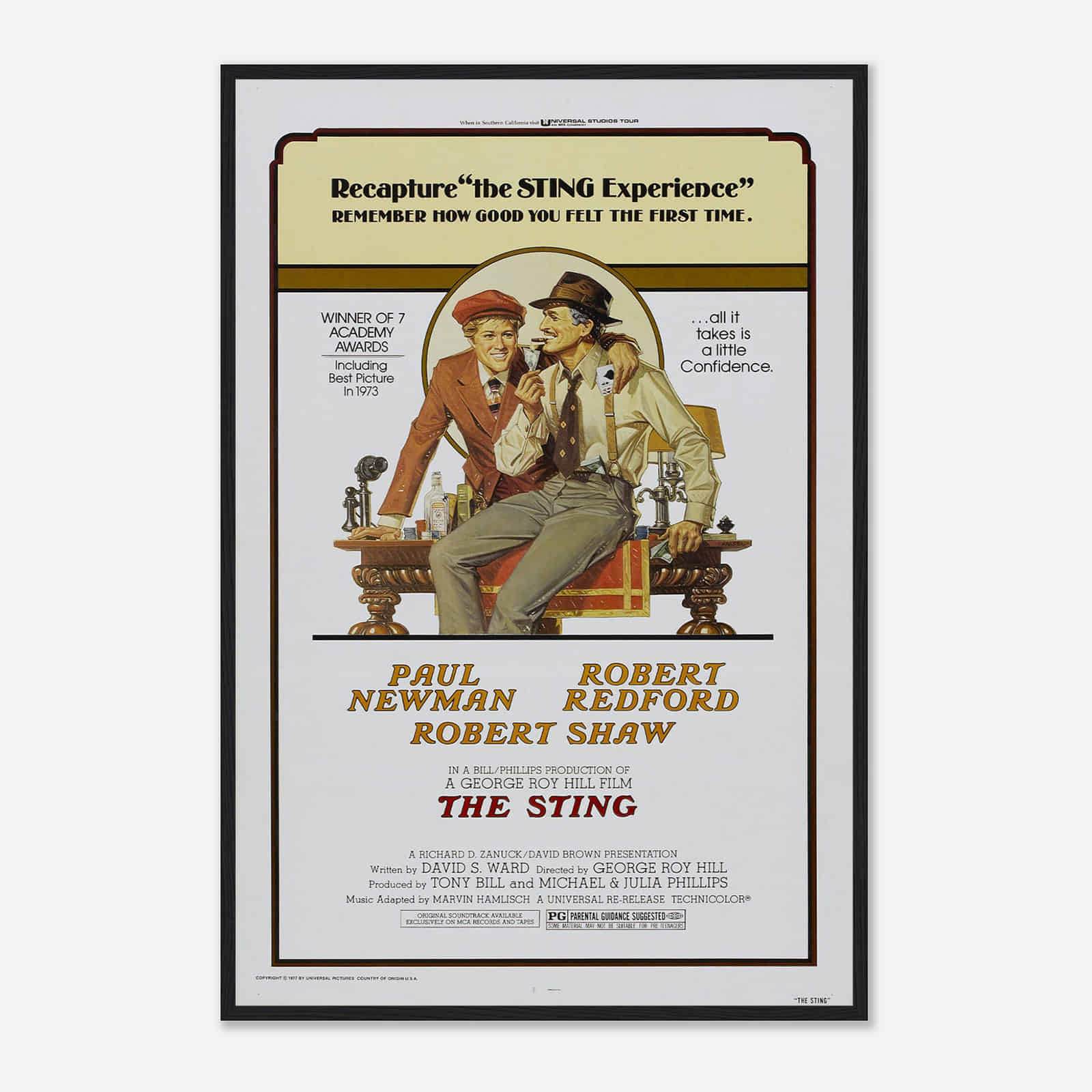 The Sting Movie Poster, The Sting (1973) Poster Print for Gift - Citiesbox