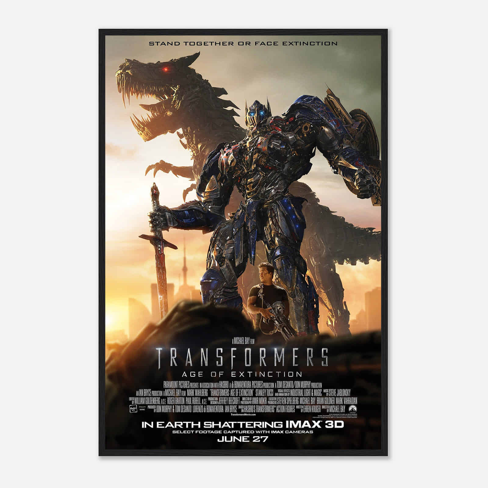 Transformers Age of Extinction Movie Poster, Transformers Poster for ...