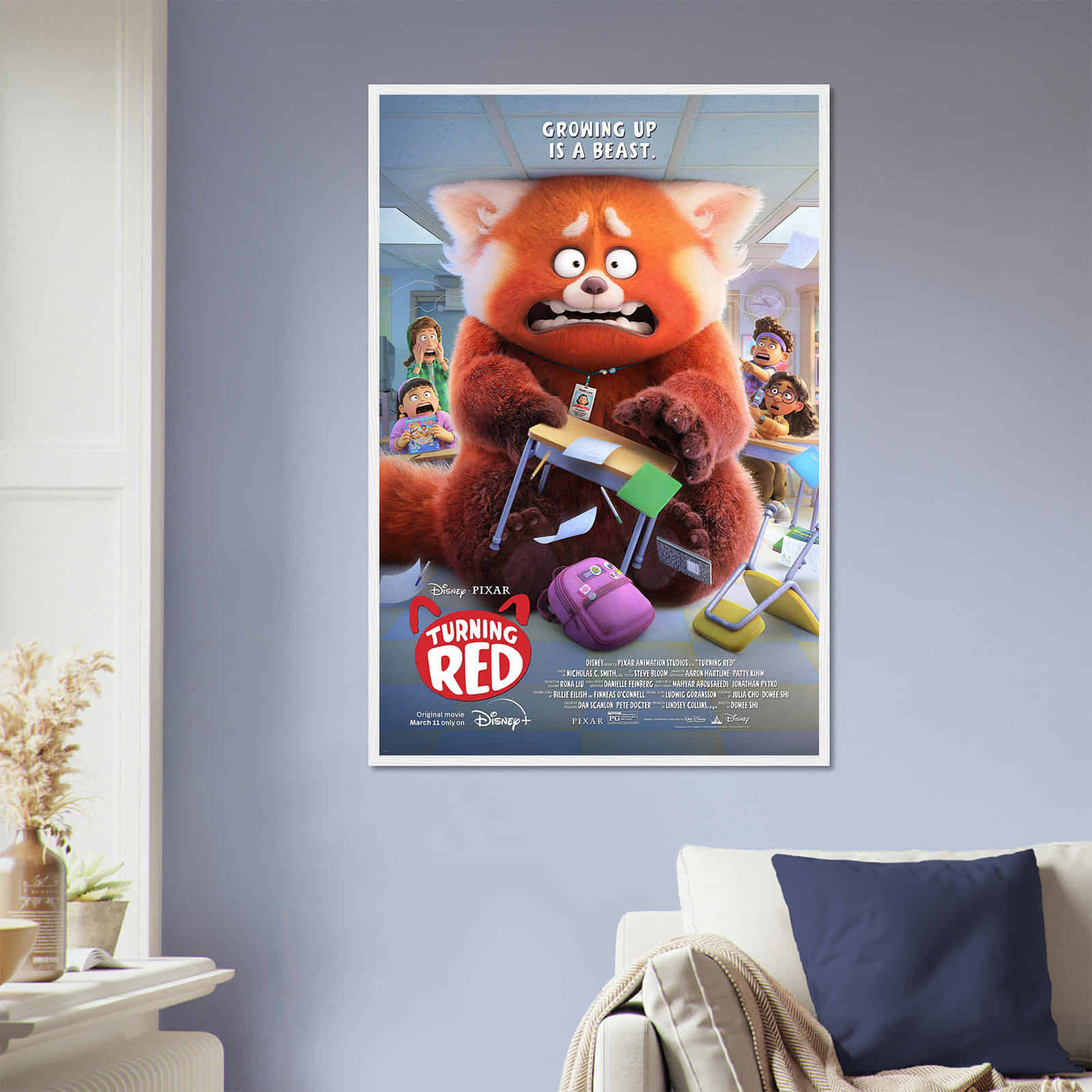 Turning Red Disney Movie Poster, Turning Red Disney 2022 Poster for ...