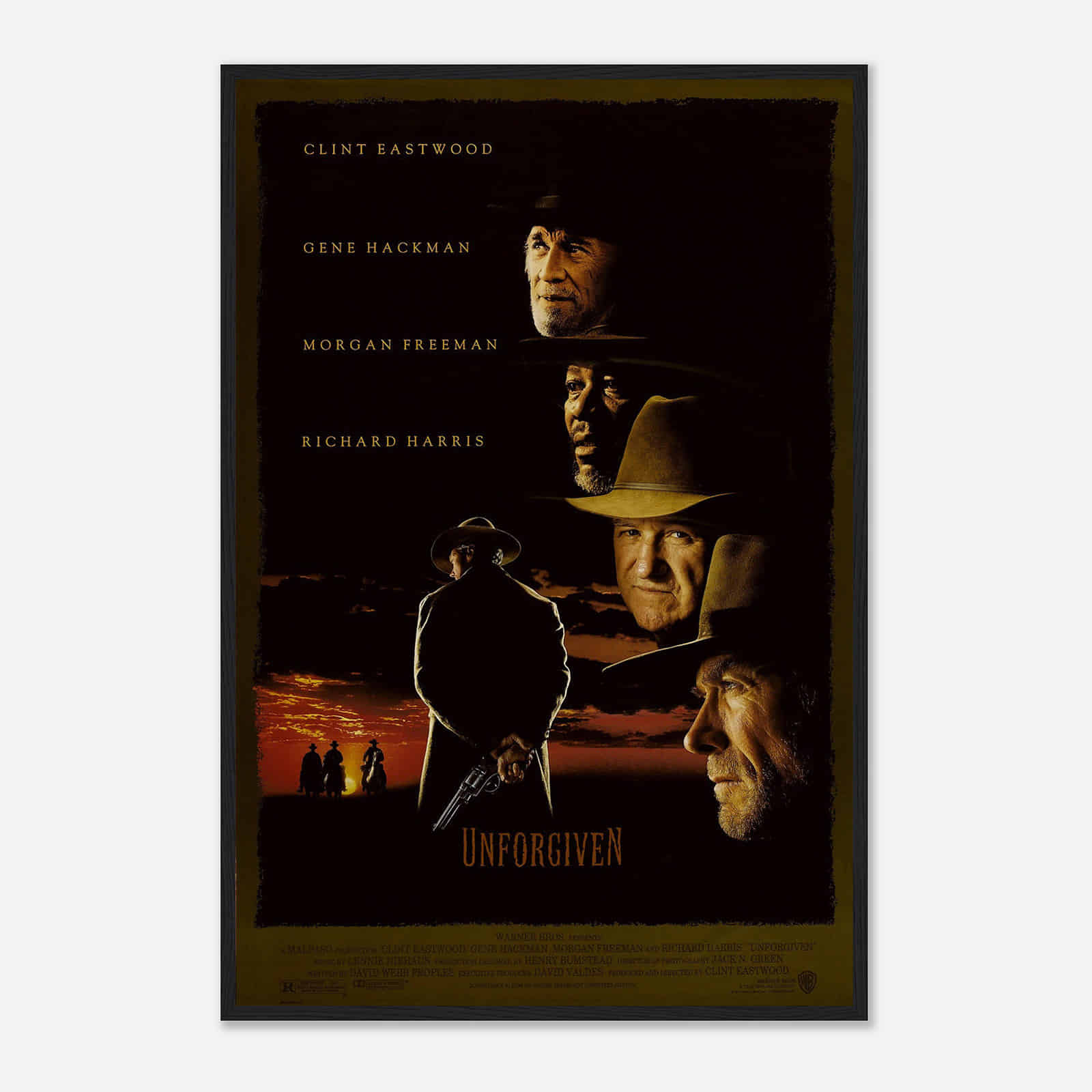 Unforgiven Movie Poster, Unforgiven (1992) Classic Movie Poster for ...