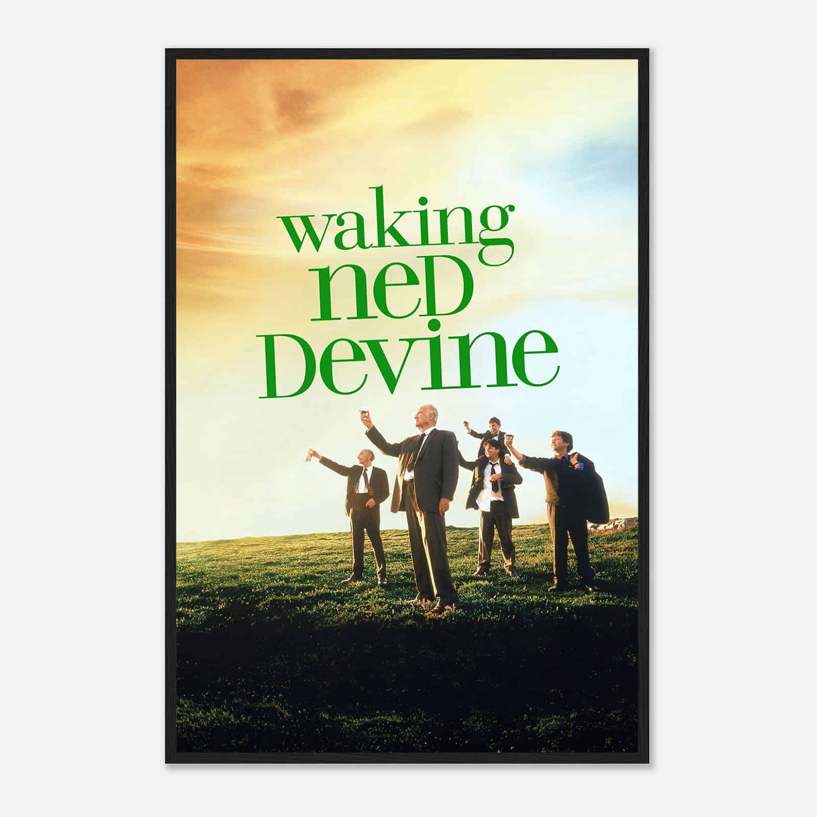 Waking Ned Devine Movie Poster, Waking Ned Devine (1998) Poster for ...