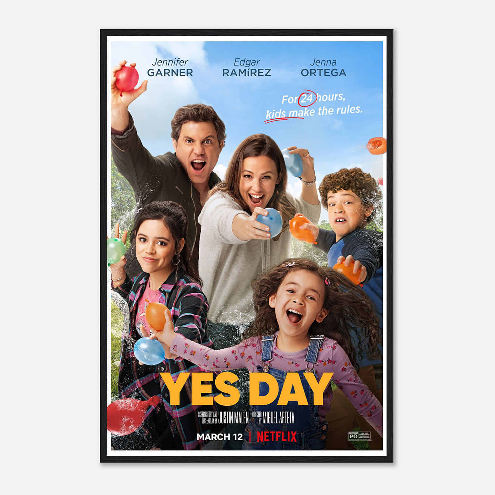 Yes Day Movie Poster, Yes Day Poster for Gift - Citiesbox