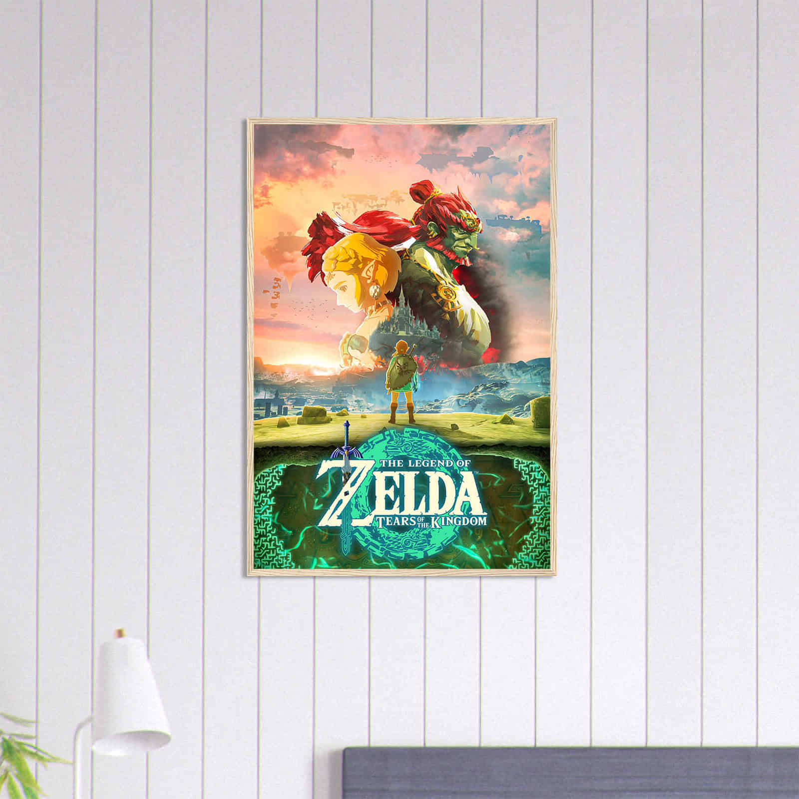 Zelda Retro Poster, Lengend Of Zelda Tears Of The Kingdom Poster ...