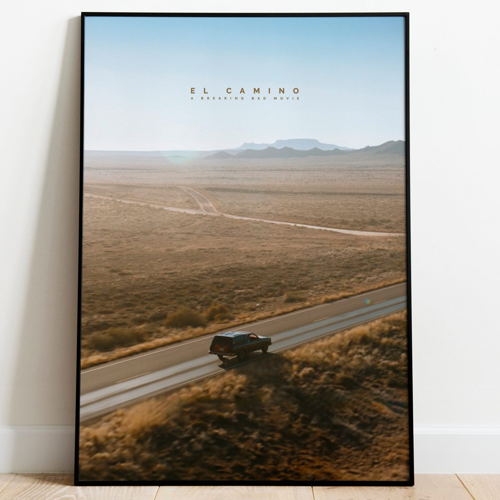El Camino Breaking Bad Movie Poster, El Camino Minimalist Movie Print ...
