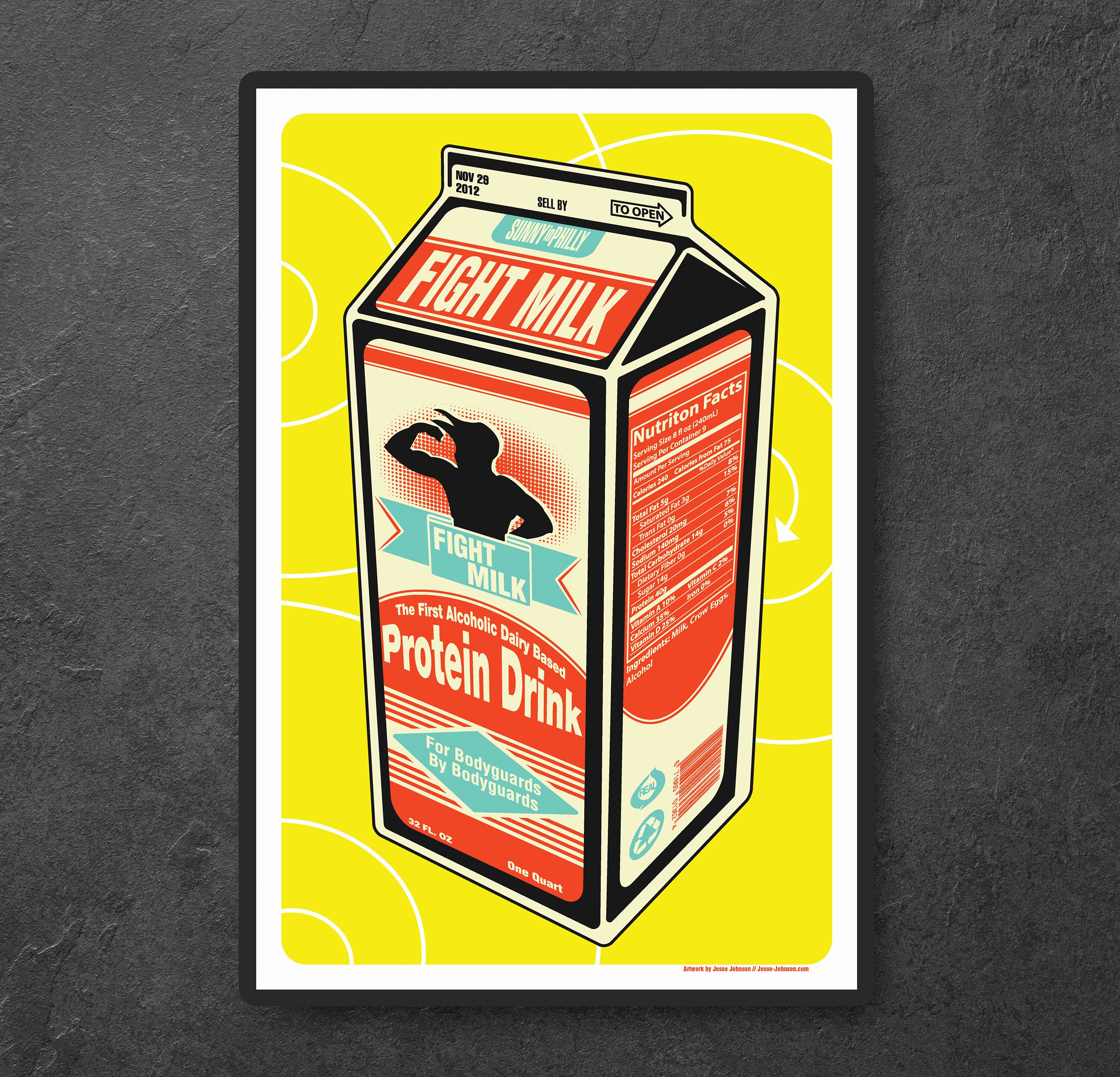 Fight Milk Poster It's Always Sunny in Philadelphia Sunny in Philly Rum ...