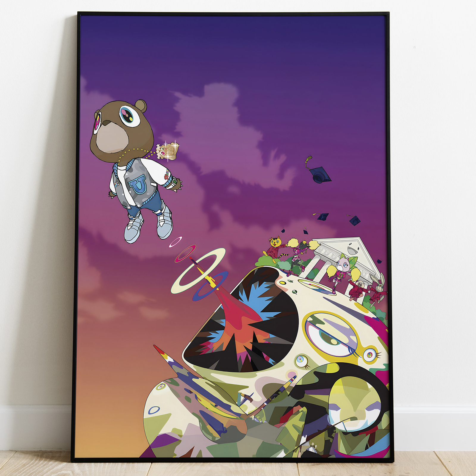 Kanye West Graduation Album Cover Poster Print, Kanye West Poster ...