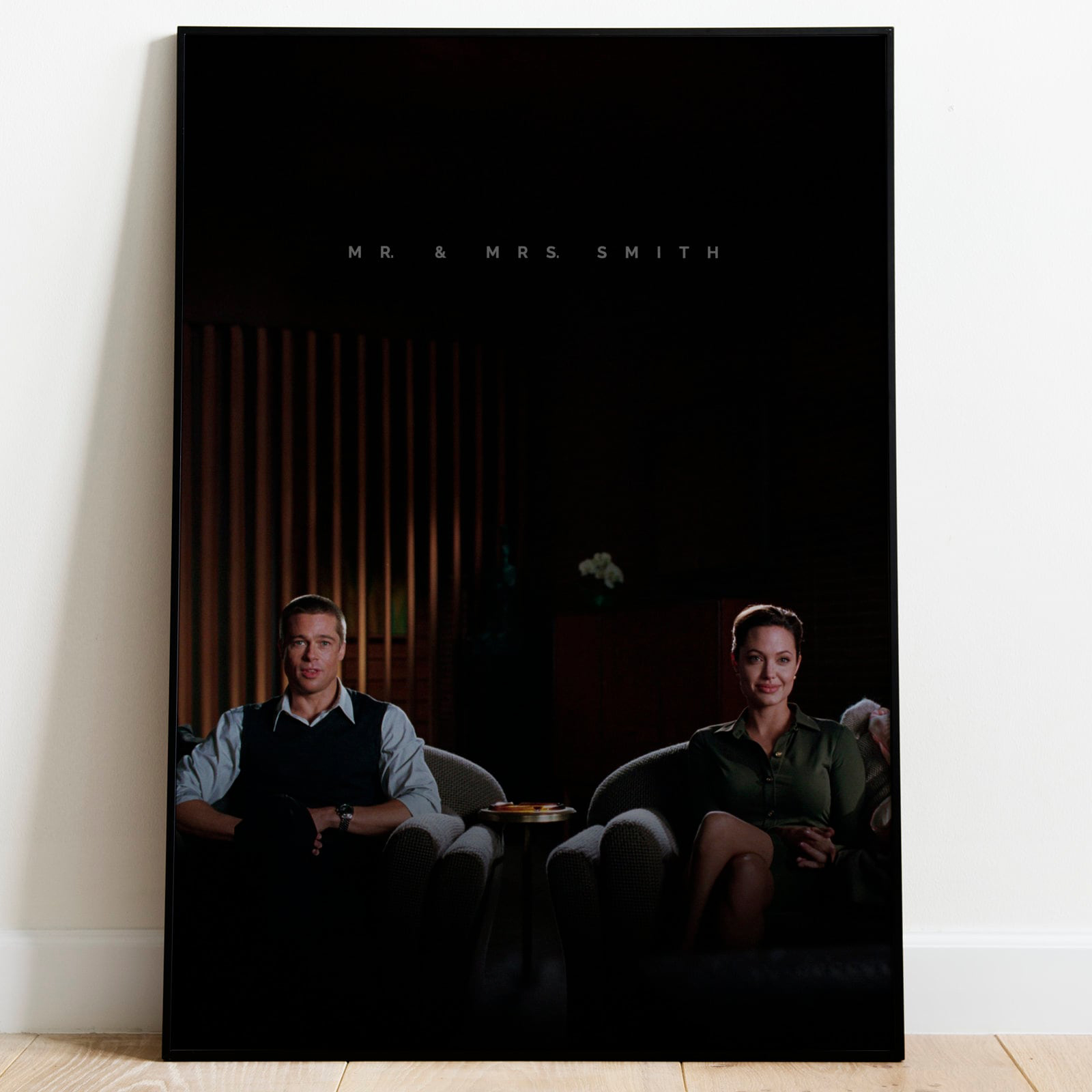 Mr and Mrs Smith Movie Poster, Mr and Mrs Smith Minimalist Movie Print ...