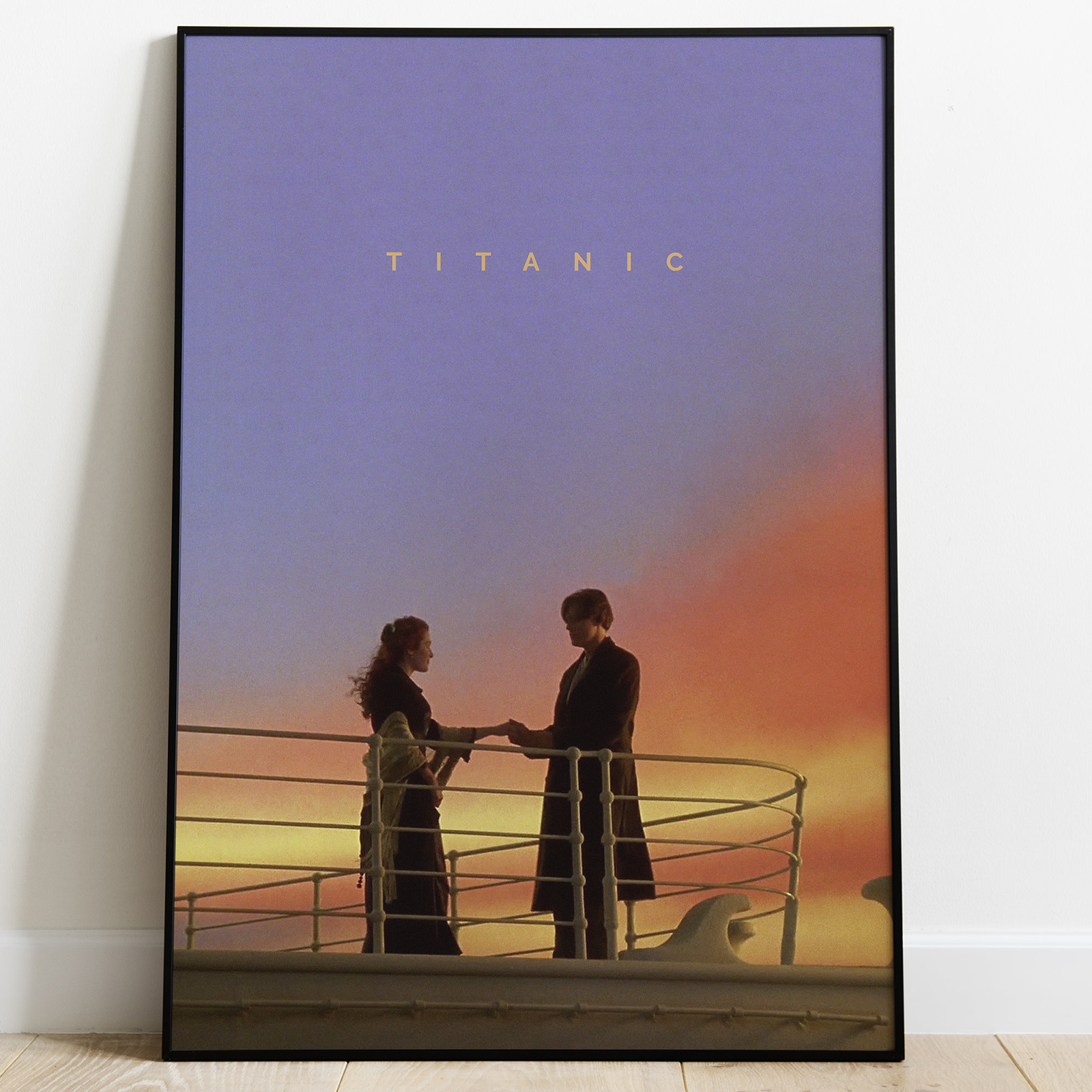 Titanic Movie Poster, Titanic Minimalist Movie Print, Leonardo DiCaprio ...