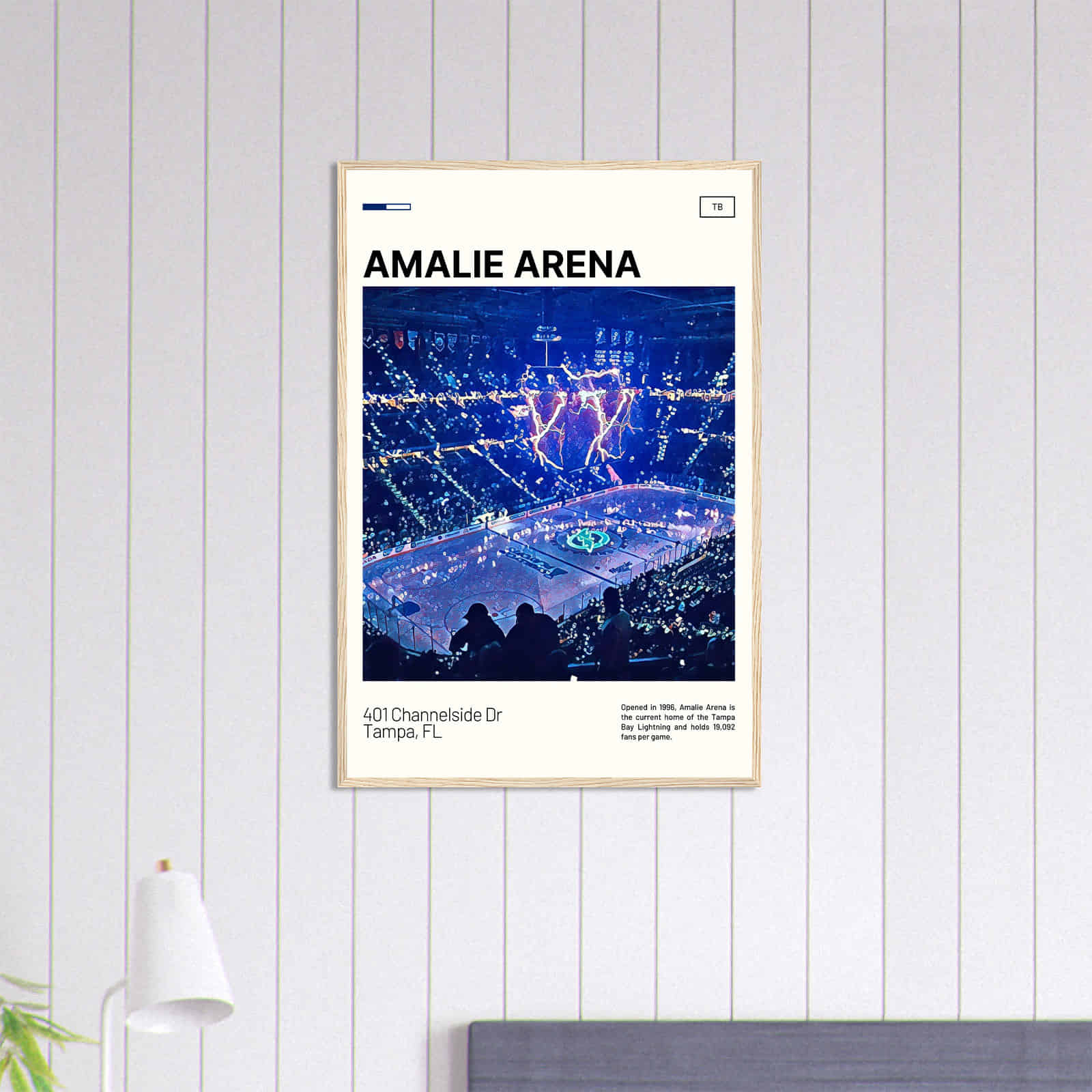 Amalie Arena Digital Oil Painting Poster Print - Citiesbox
