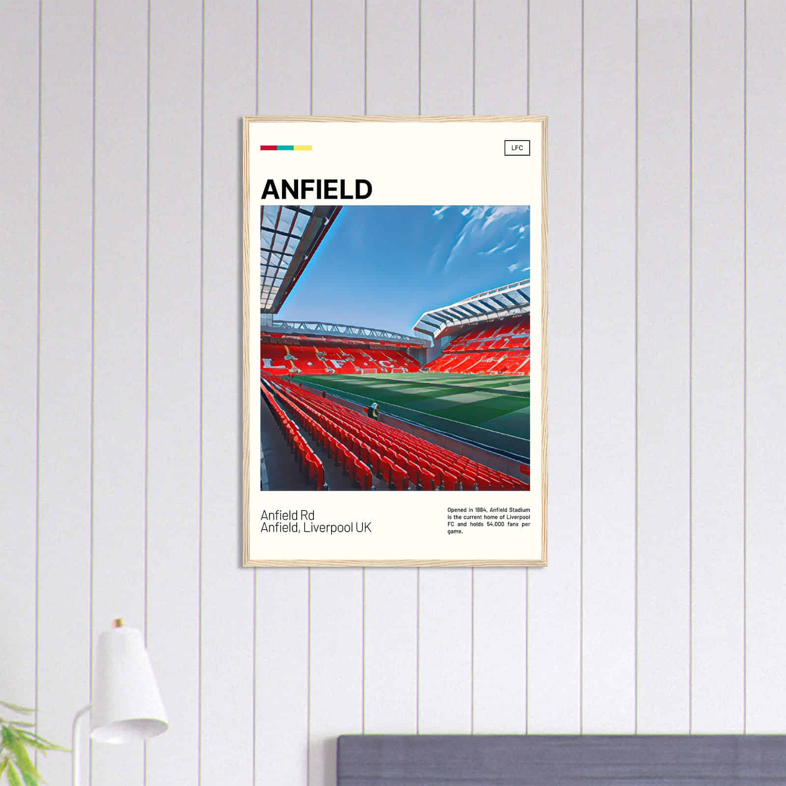 Anfield Stadium Digital Oil Painting Poster Print - Citiesbox