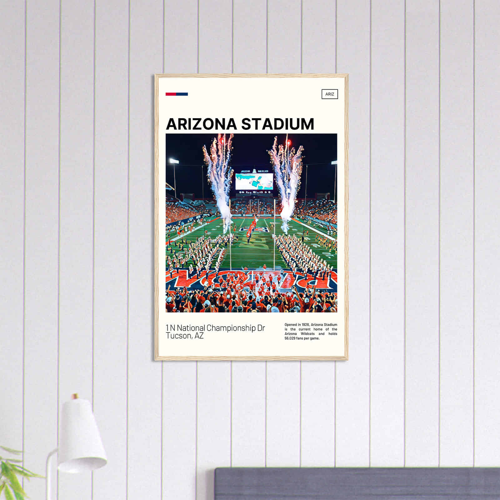 Arizona Stadium Digital Oil Painting Poster Print - Citiesbox