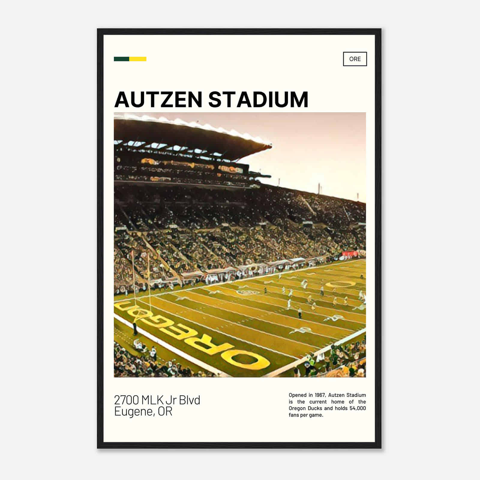 Camp Randall Stadium Digital Oil Painting Poster Print - Citiesbox
