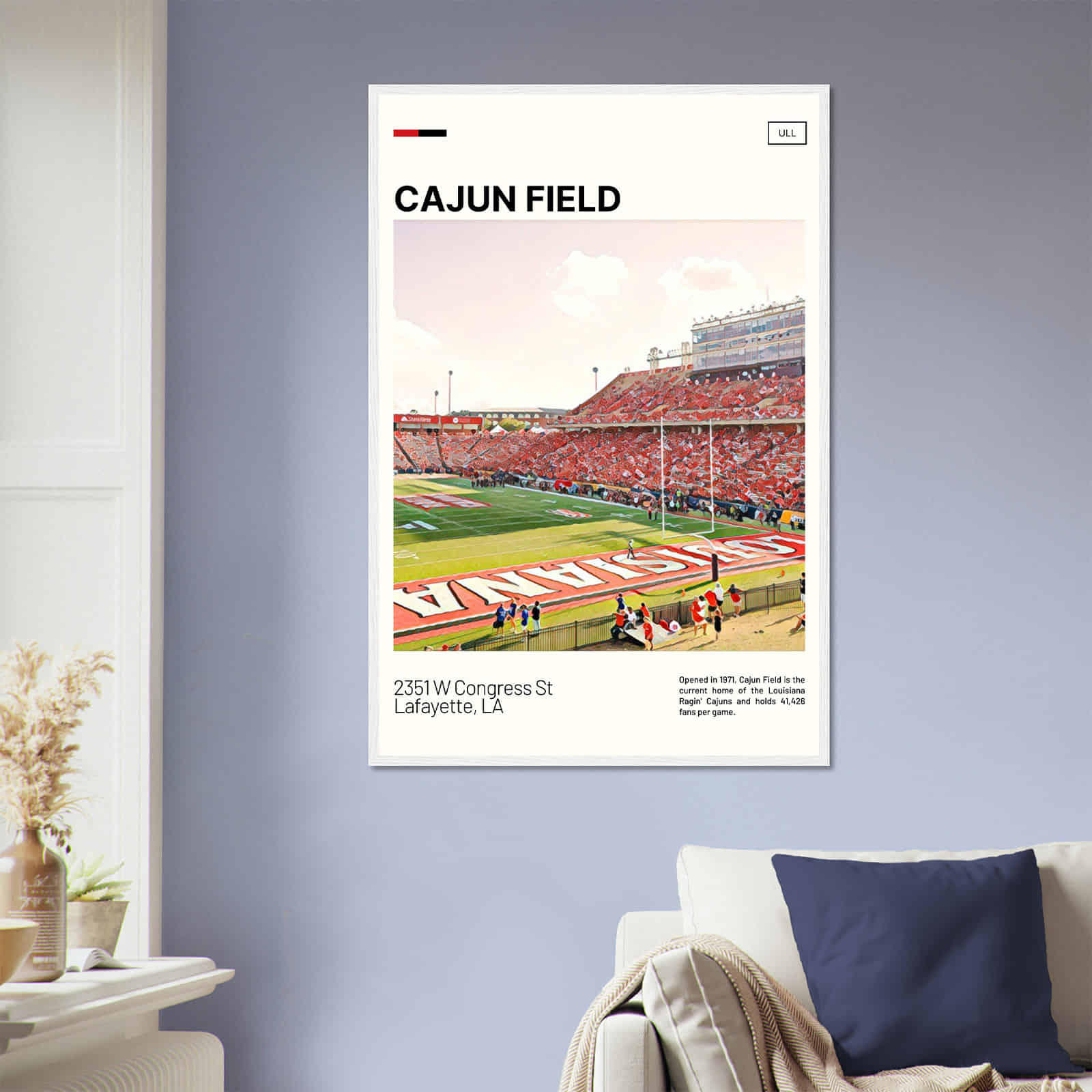 Cajun Field Digital Oil Painting Poster Print - Citiesbox