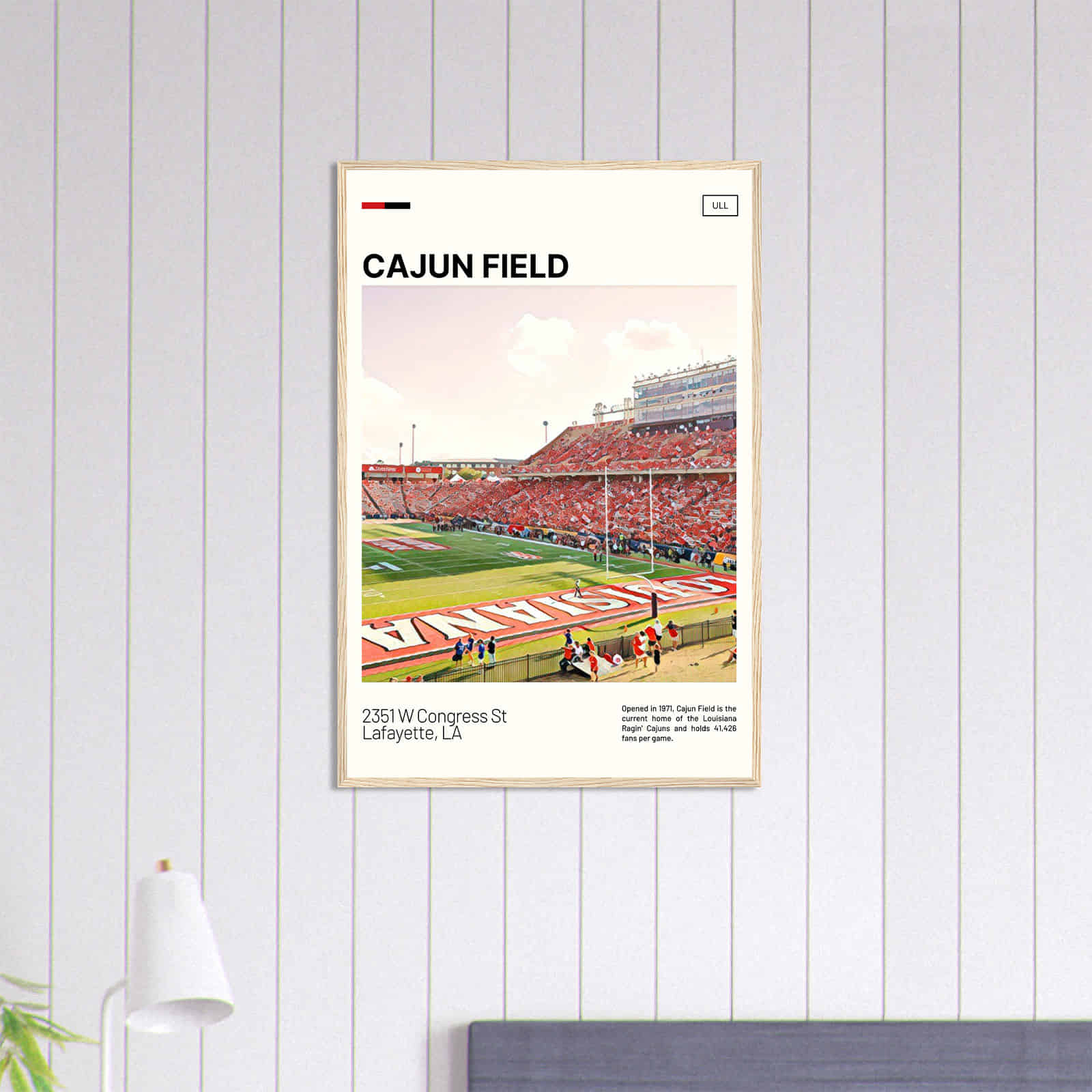 Cajun Field Digital Oil Painting Poster Print - Citiesbox