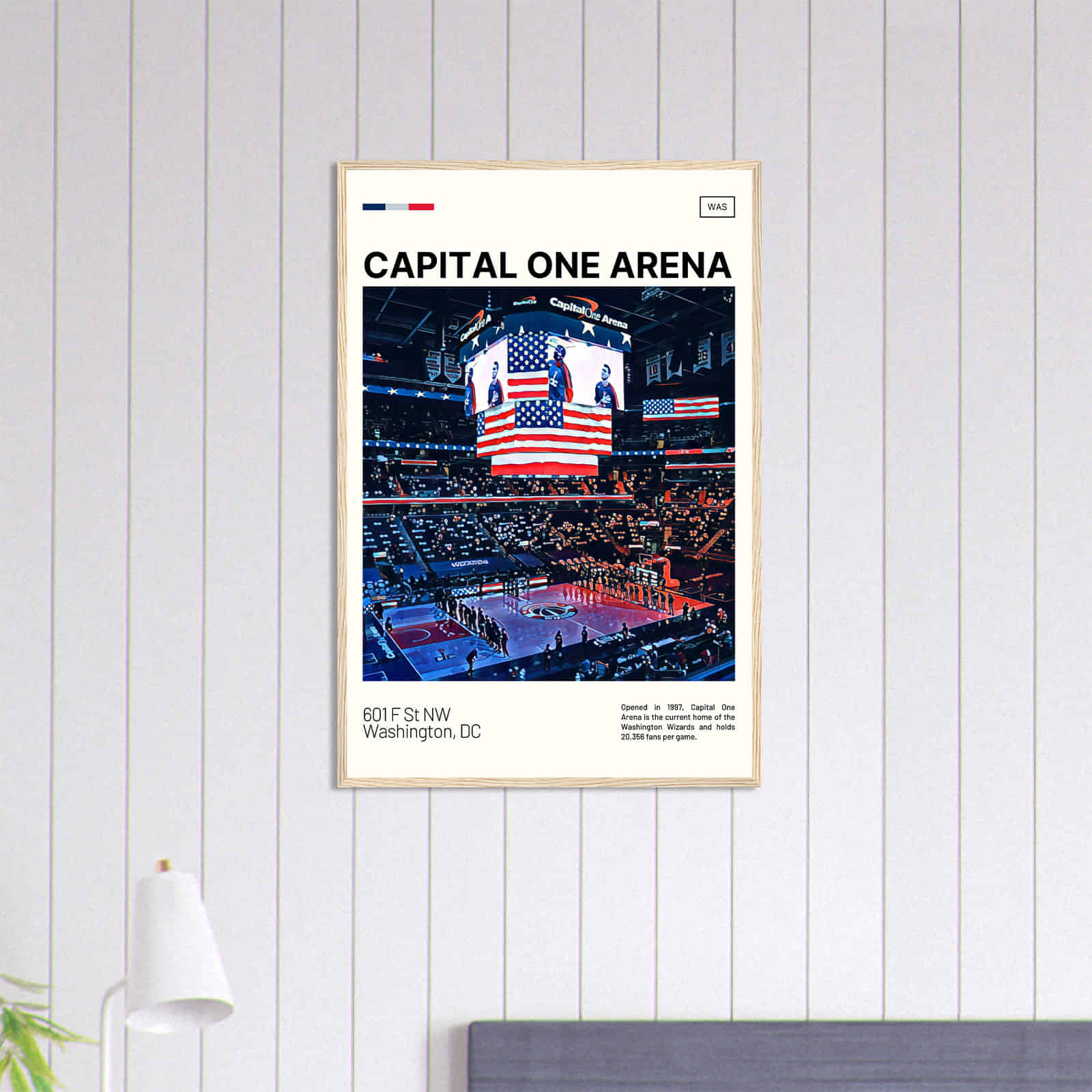 Capital One Arena Digital Oil Painting Poster Print - Citiesbox